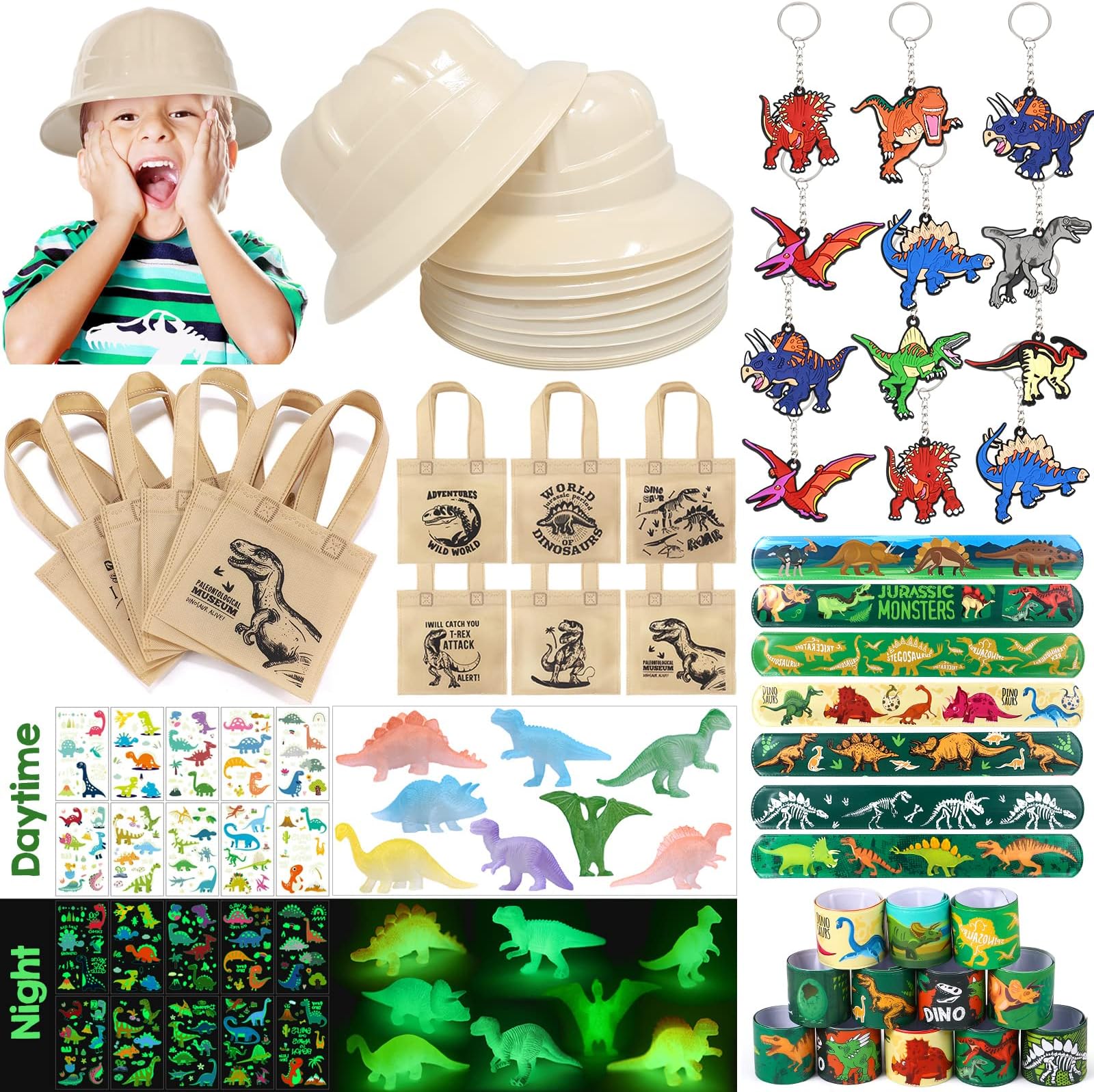 Amazon.com: Jurassic World Party Favors Pack ~ Bundle of 12 Jurassic ...