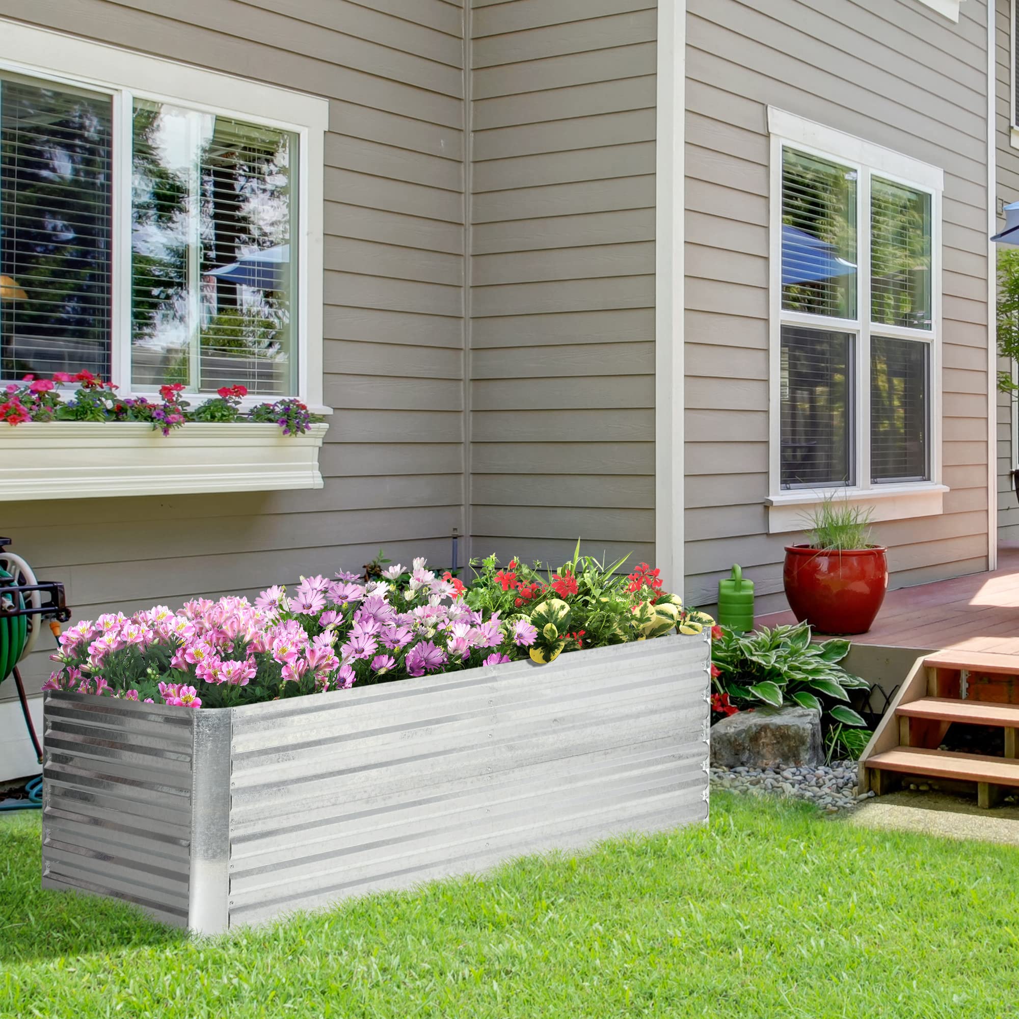 Planters With Metal Siding How To Build Raised Garden Beds (DIY)