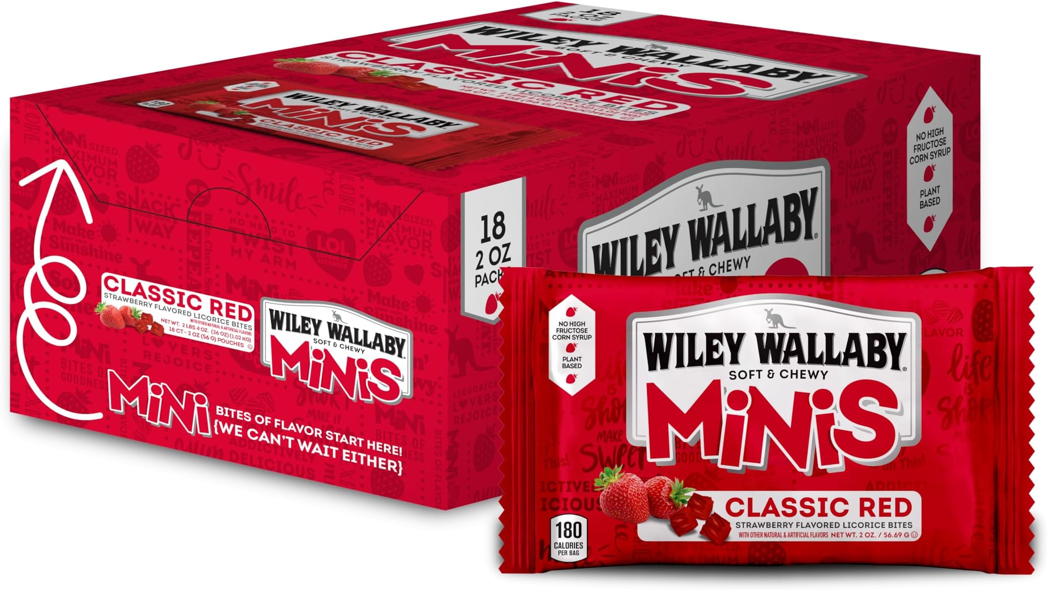 Amazon.com : Wiley Wallaby Licorice 24 Ounce Classic Gourmet Soft ...