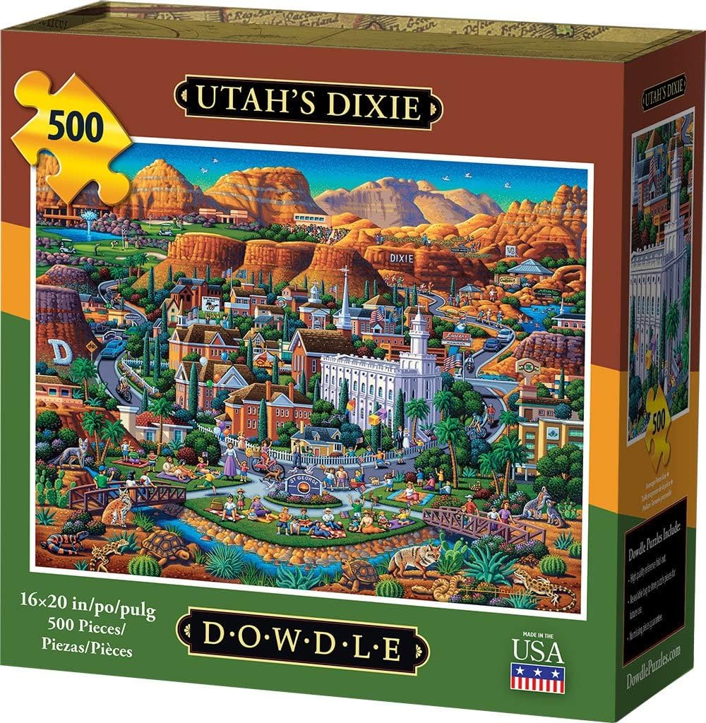 Amazon.com: Dowdle Jigsaw Puzzle - Utah's Dixie - 500 Piece : Toys & Games