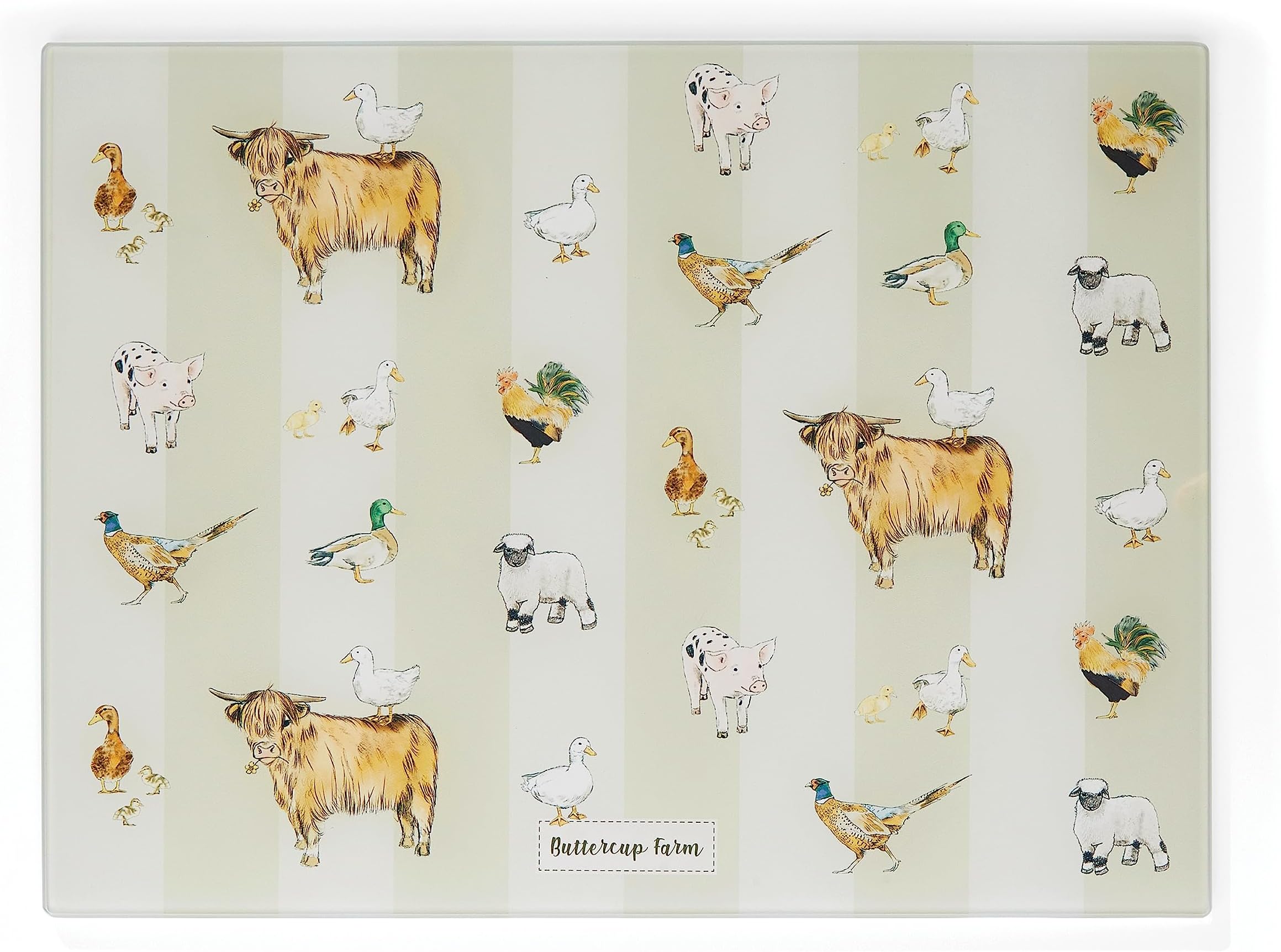 Creative Tops Worktop Saver, Toughened Glass Kitchen Surface Protector ...