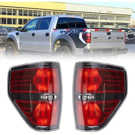 Amazon.com: Dasbecan Black Pair Rear Tail Lights Brake Lamps Assembly ...
