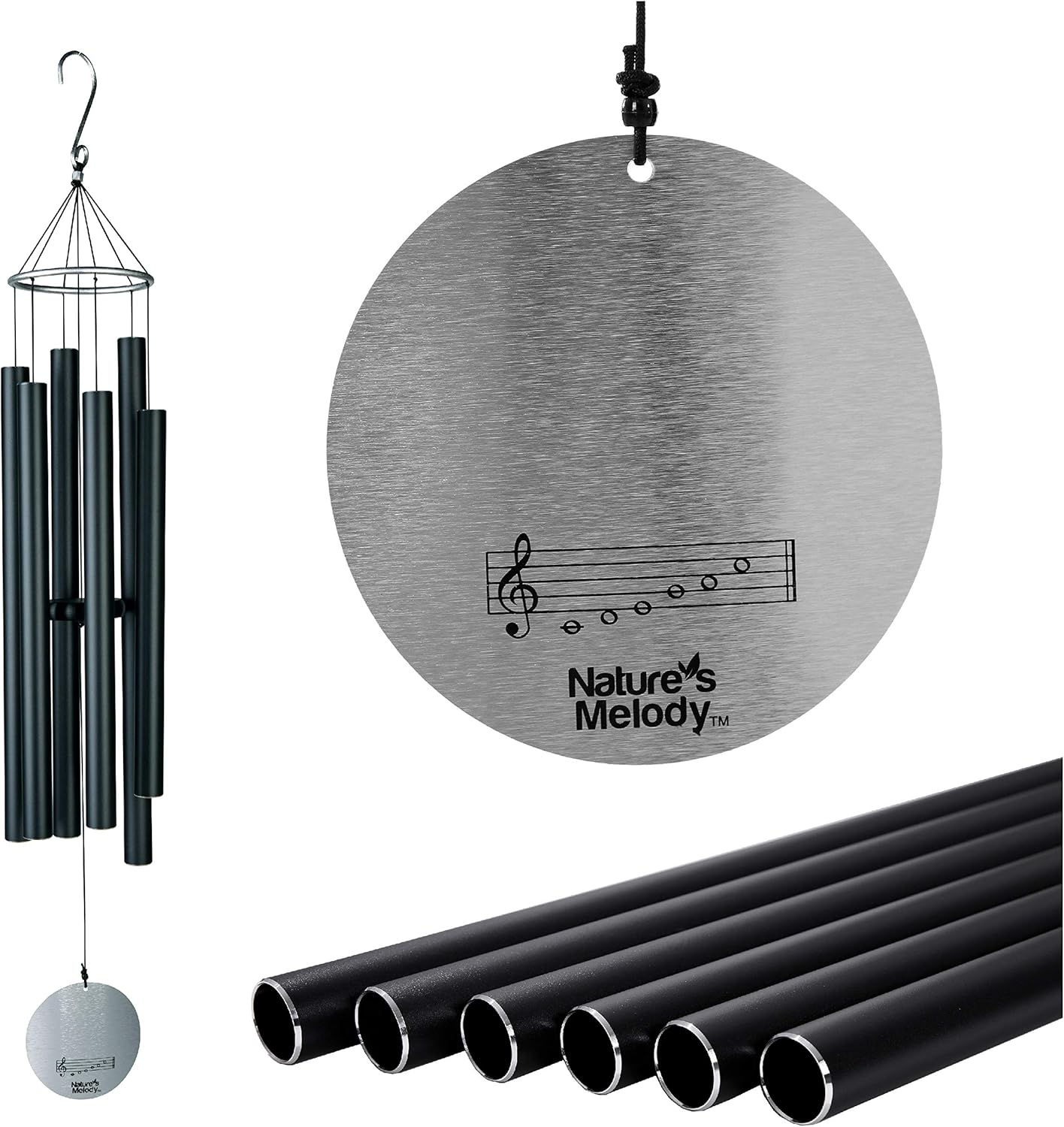 Amazon.com : Nature’s Melody Aureole Tunes Wind Chimes – Outdoor ...