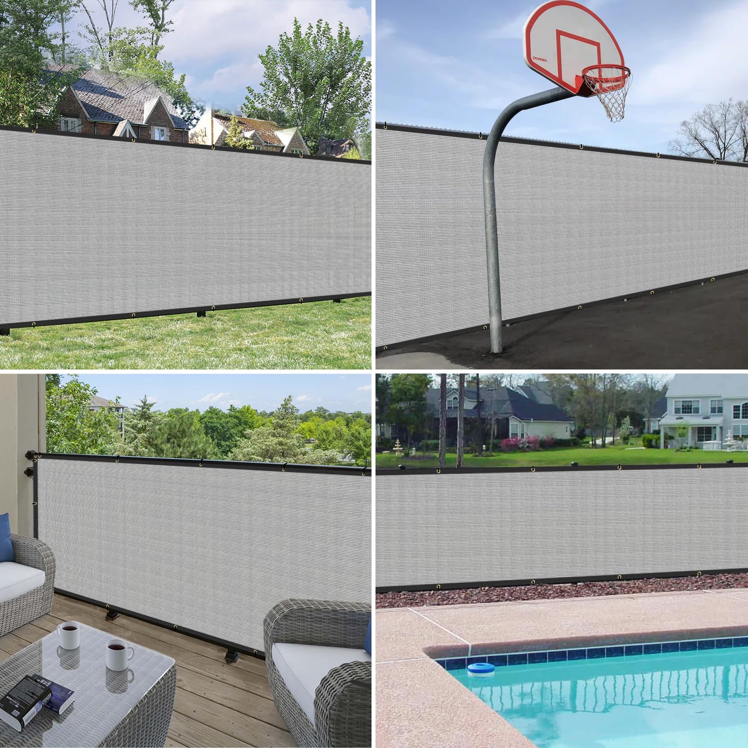 Snapklik.com : Windscreen4less Privacy Fence Screen Heavy Duty ...