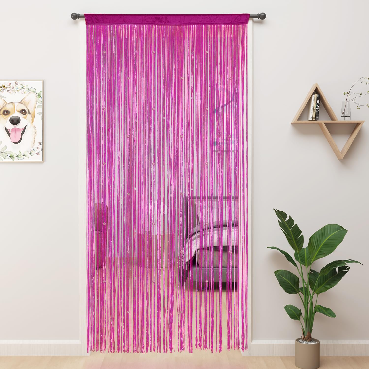 Beaded Shower Curtains