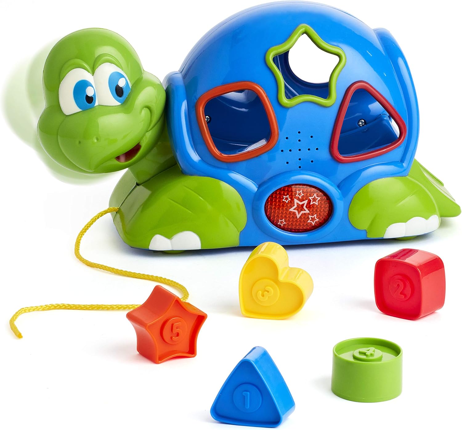 Amazon.com: Bruin Pull Along Shape Sorting Turtle (AD20900) : Toys & Games