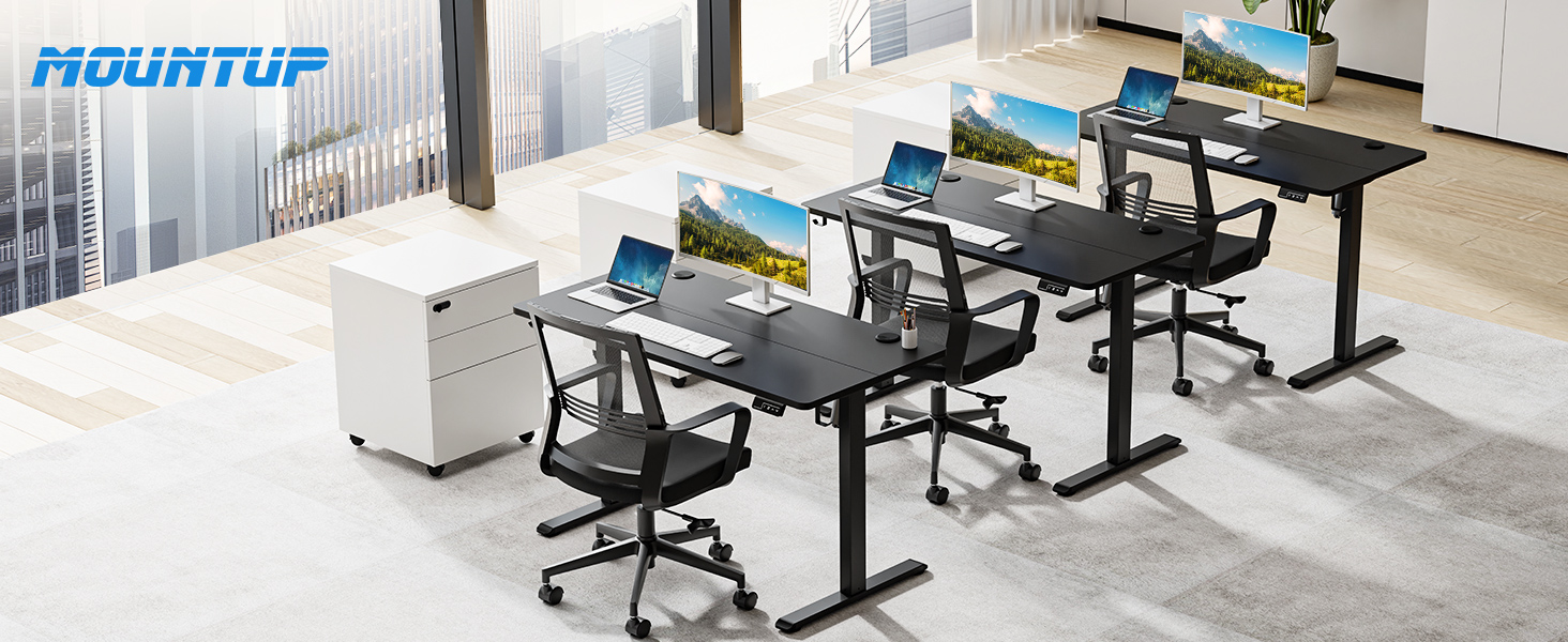 Watch MOUNTUP Electric Standing Desk Assembly Video on Amazon Live