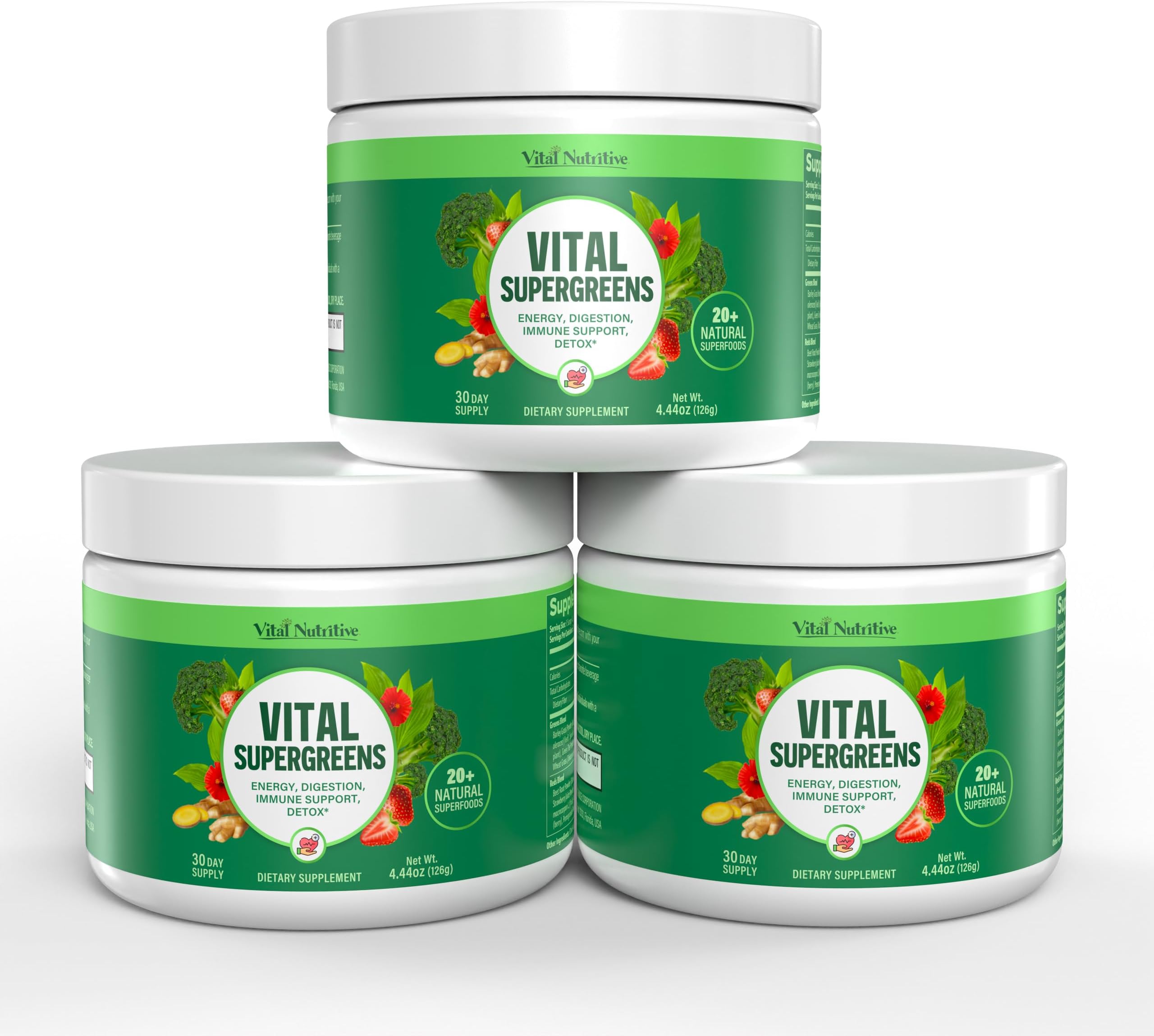 Amazon.com: Vital Greens - Vital Super Greens Superfood Powder for ...