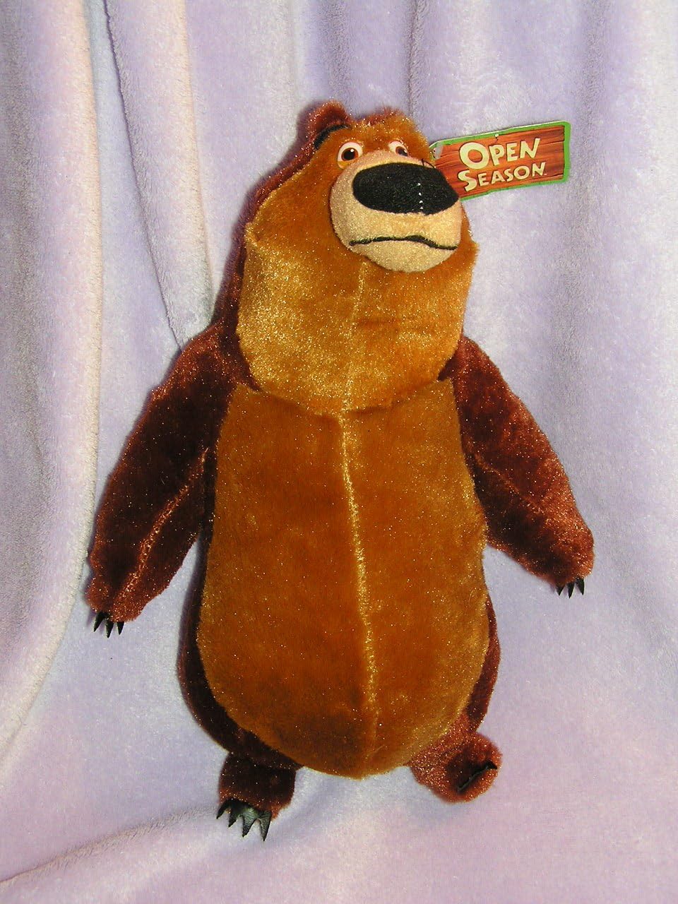Open Season 13" Boog Plush Bear with Dinkleman Backpack : Amazon.co.uk ...