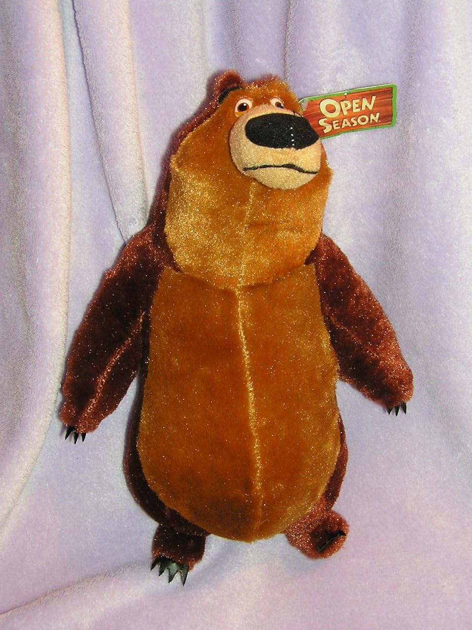 Open Season 13" Boog Plush Bear with Dinkleman Backpack : Amazon.co.uk ...