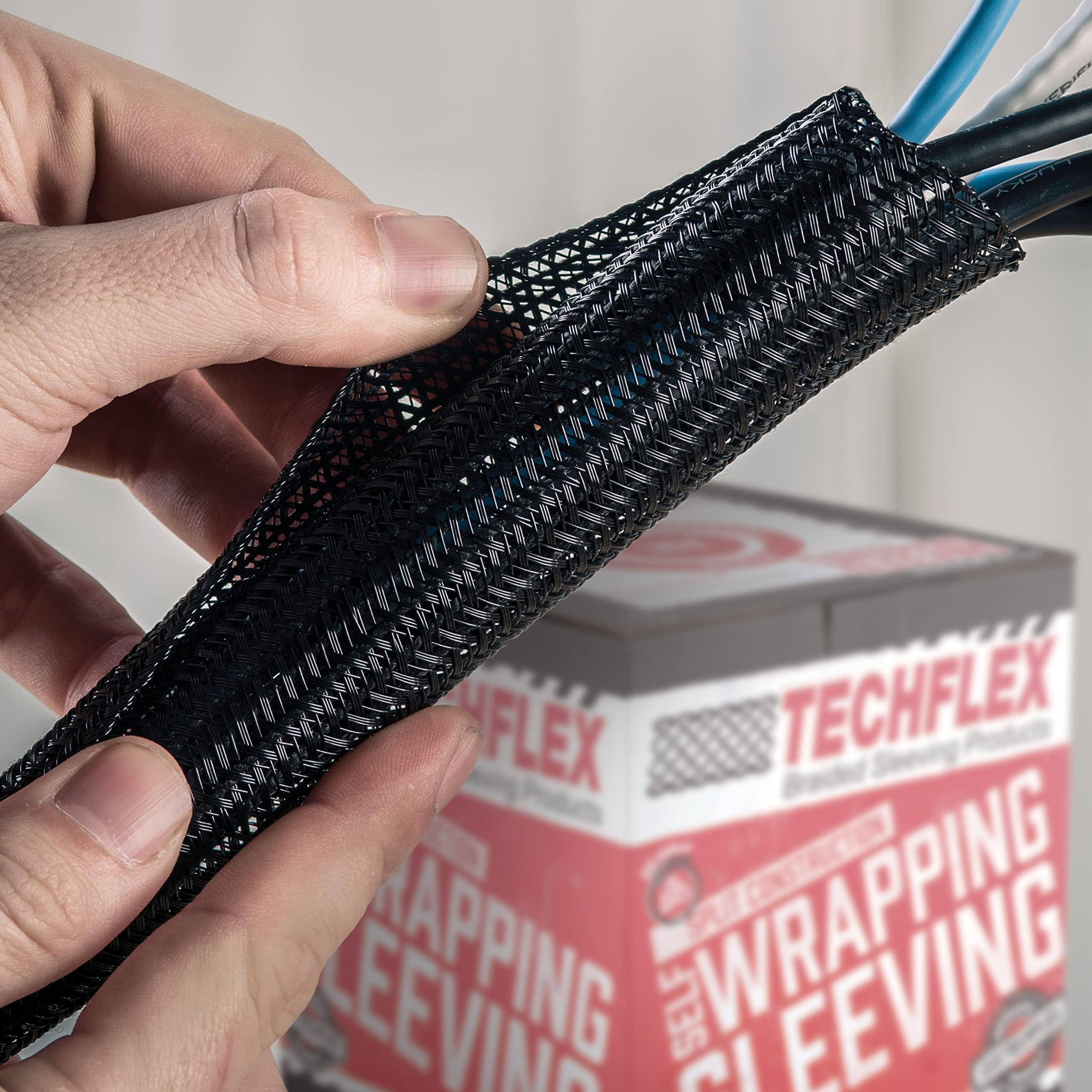 Amazon.com: TechFlex 1/2" Split F6 Sleeving Wrap, Split Loom (50FT ...