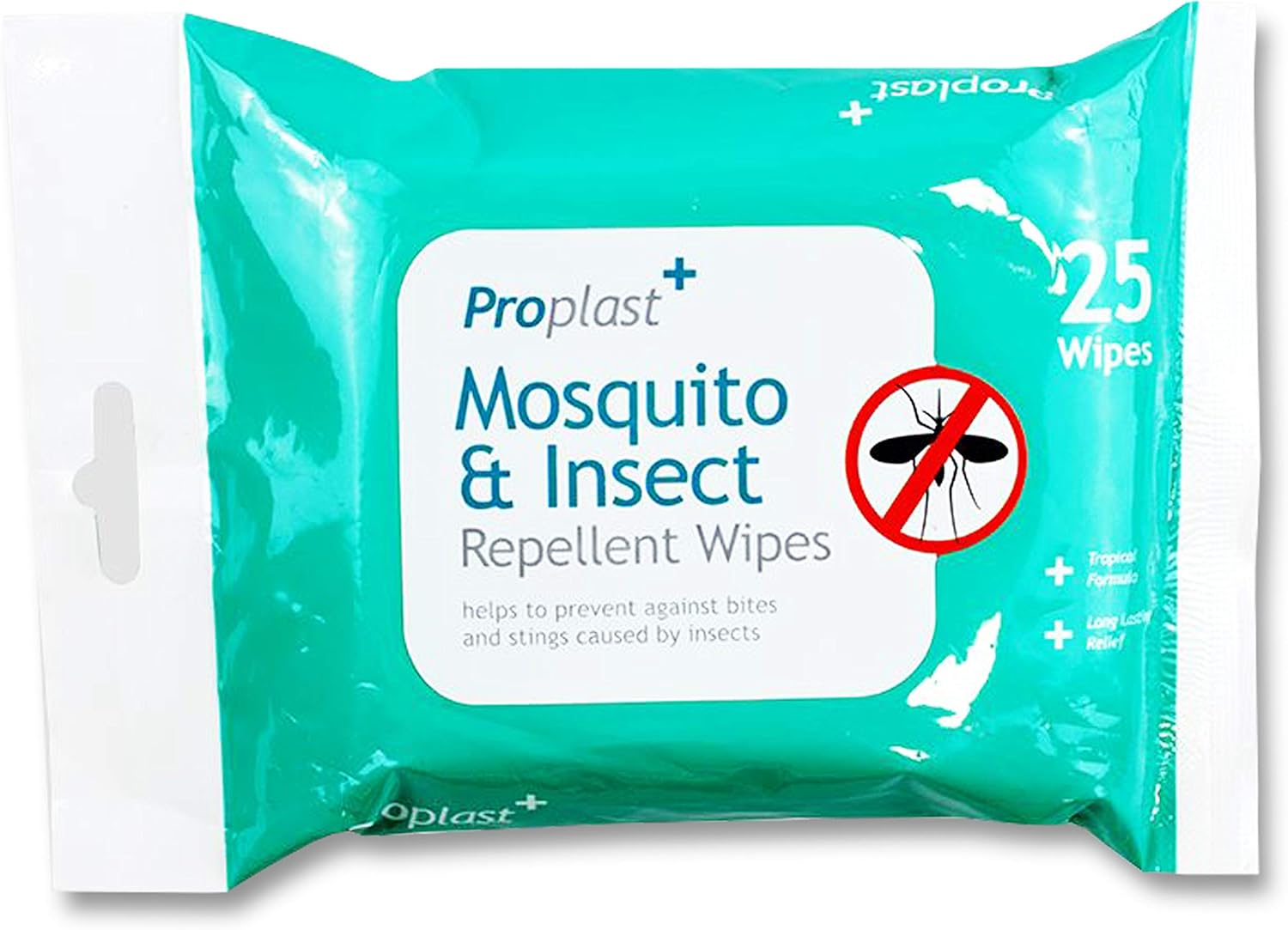 25x Deet Insect & Mosquito Repellent Wipes - Long Lasting Action ...
