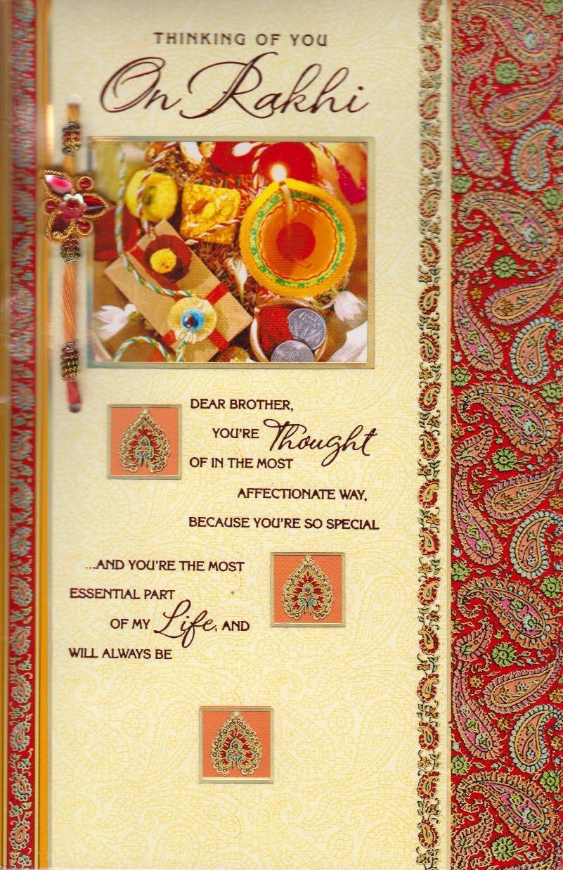 Amazon.com: Rakhi Greeting Card on Raksha Bandhan: Indian Festival ...