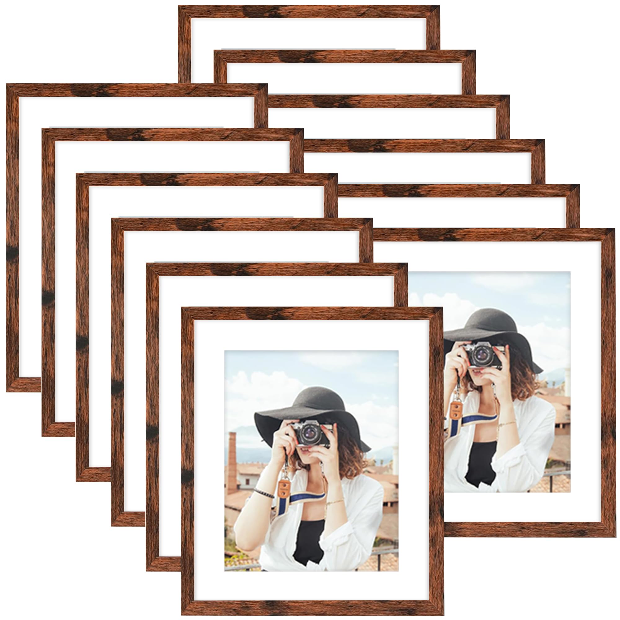 Amazon.com - Picrit 10x12 Picture Frame Set of 12, Display 8x10 with ...