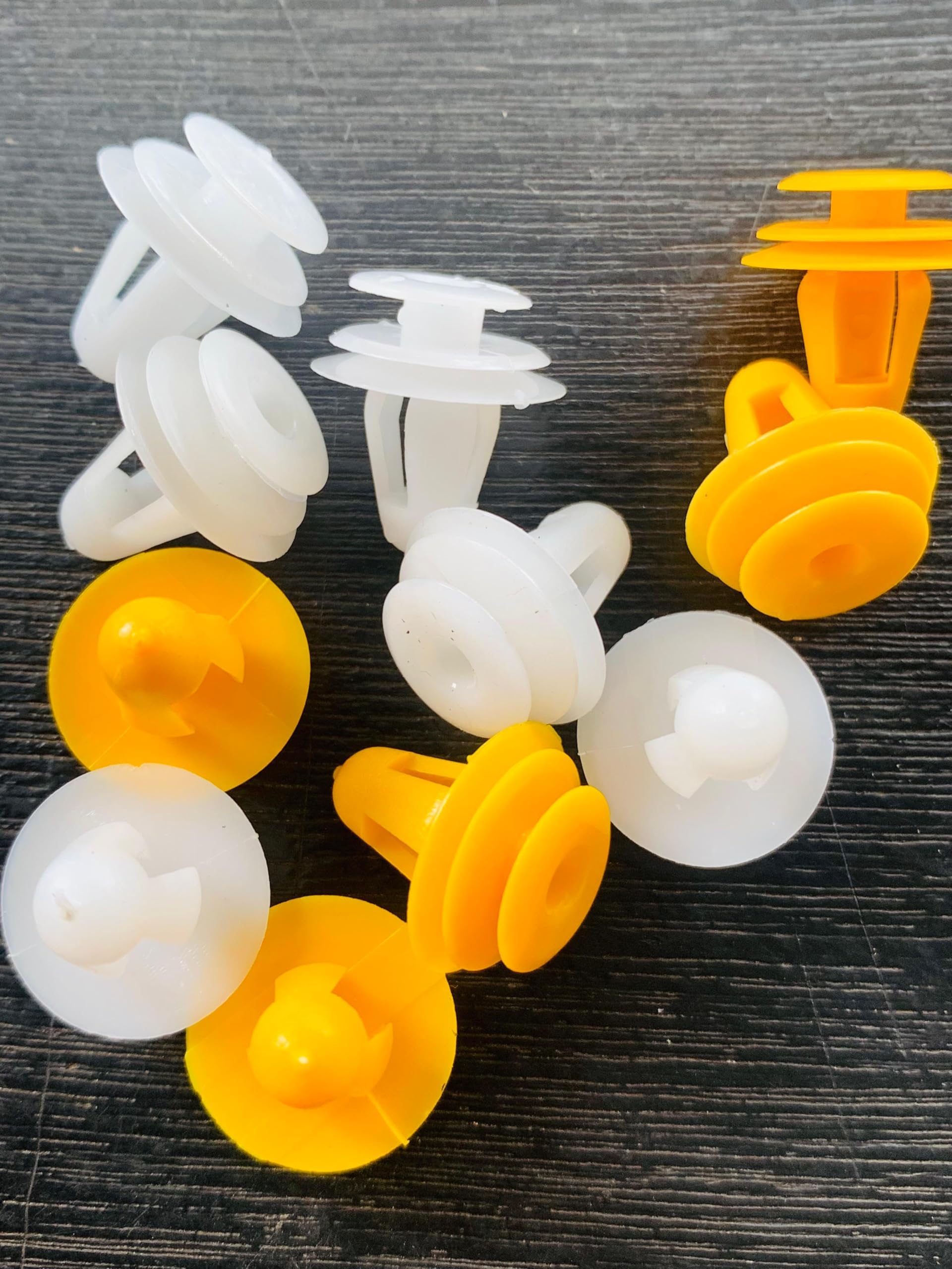 Hukimoyo 100 Pcs Car Bumper Clips Car Door Plastic Panel hood Clips ...