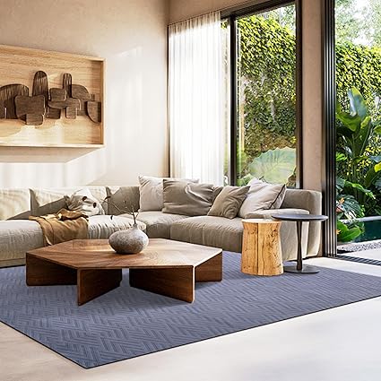 Amazon.com: BSAOUTZ 6x9 Geometric Area Rug - Modern Machine Washable ...