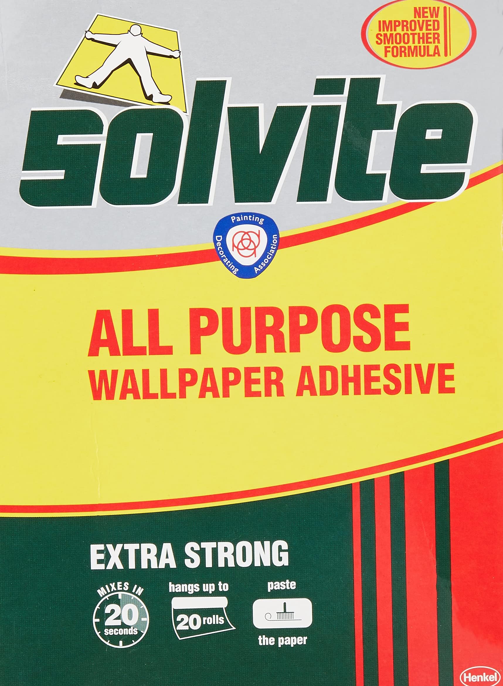 Solvite All Purpose Wallpaper Adhesive with Long-Lasting Results ...