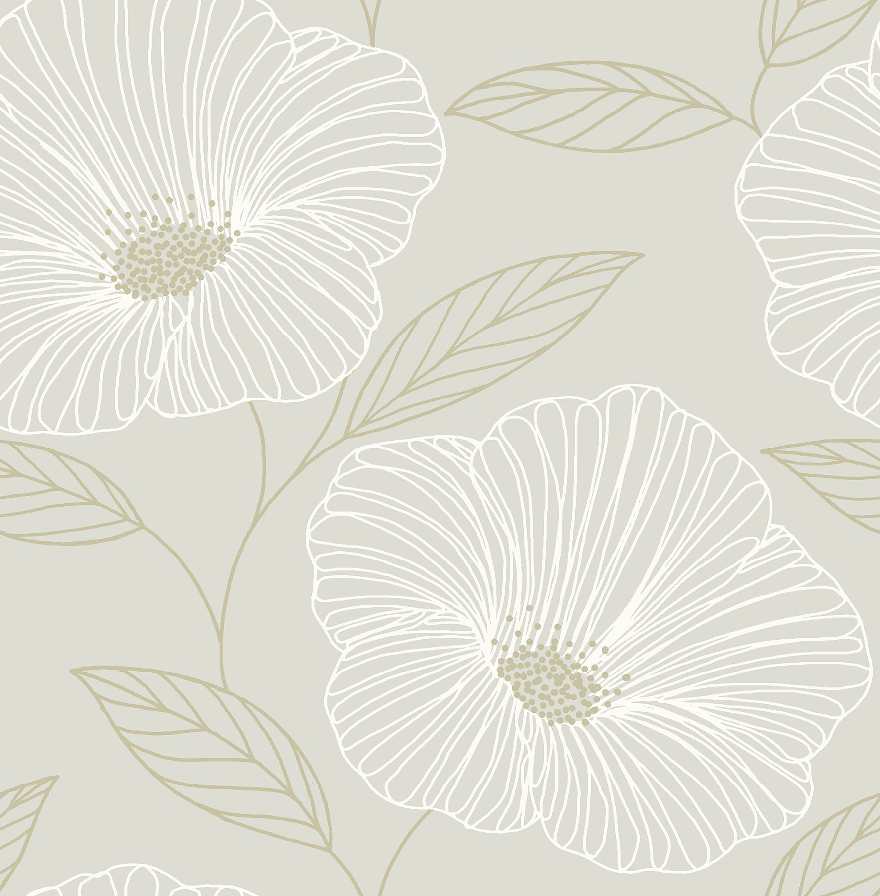 Light Grey Floral Background