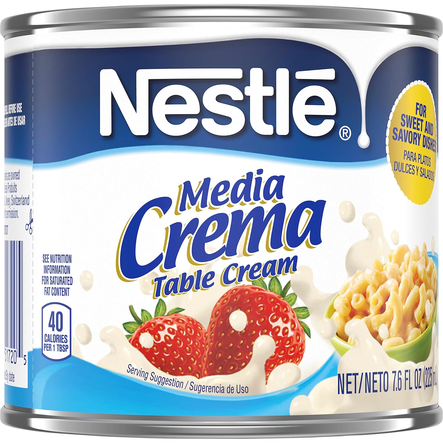 Amazon.com: Nestle Media Crema Table Cream : Grocery & Gourmet Food