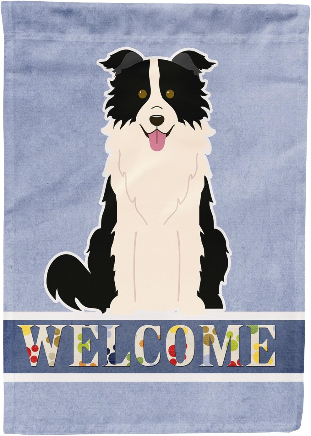 Caroline’s Treasures BB5699GF Border Collie – Bandera de bienvenida ...