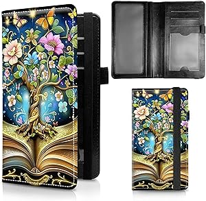 Amazon.com: Dikoer Book Tree Check Book Cover for Personal Checkbook ...