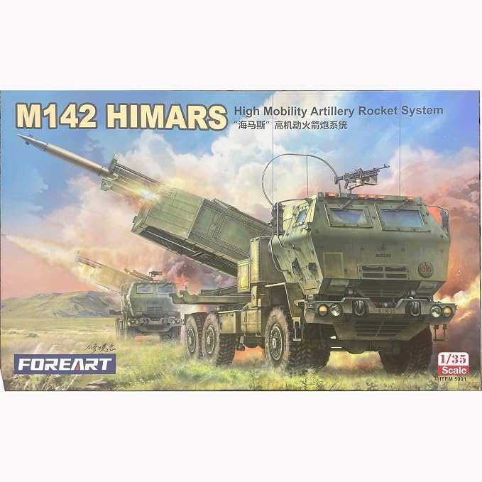 Amazon | FOREART 5001 M142 HIMARS 高機動砲兵ロケットシステム 1/35スケールモデルキット | プラモデル 通販