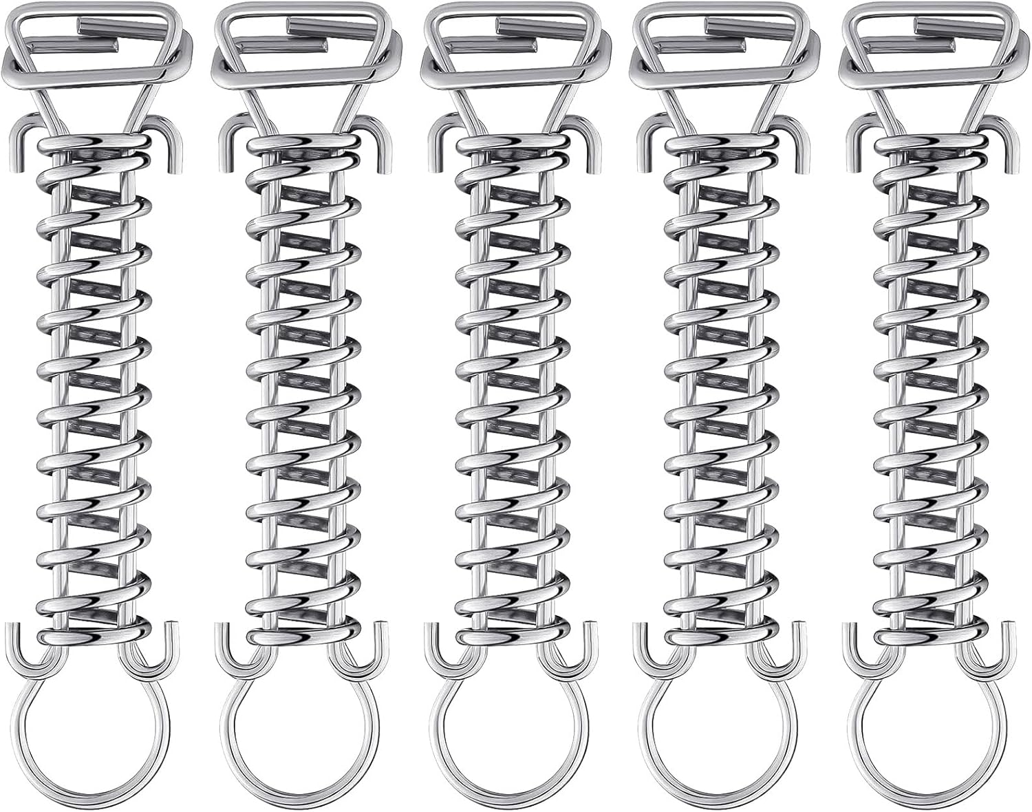 Amazon.com: iCover 5pcs Stainless Steel Springs with Stopper D Ring ...