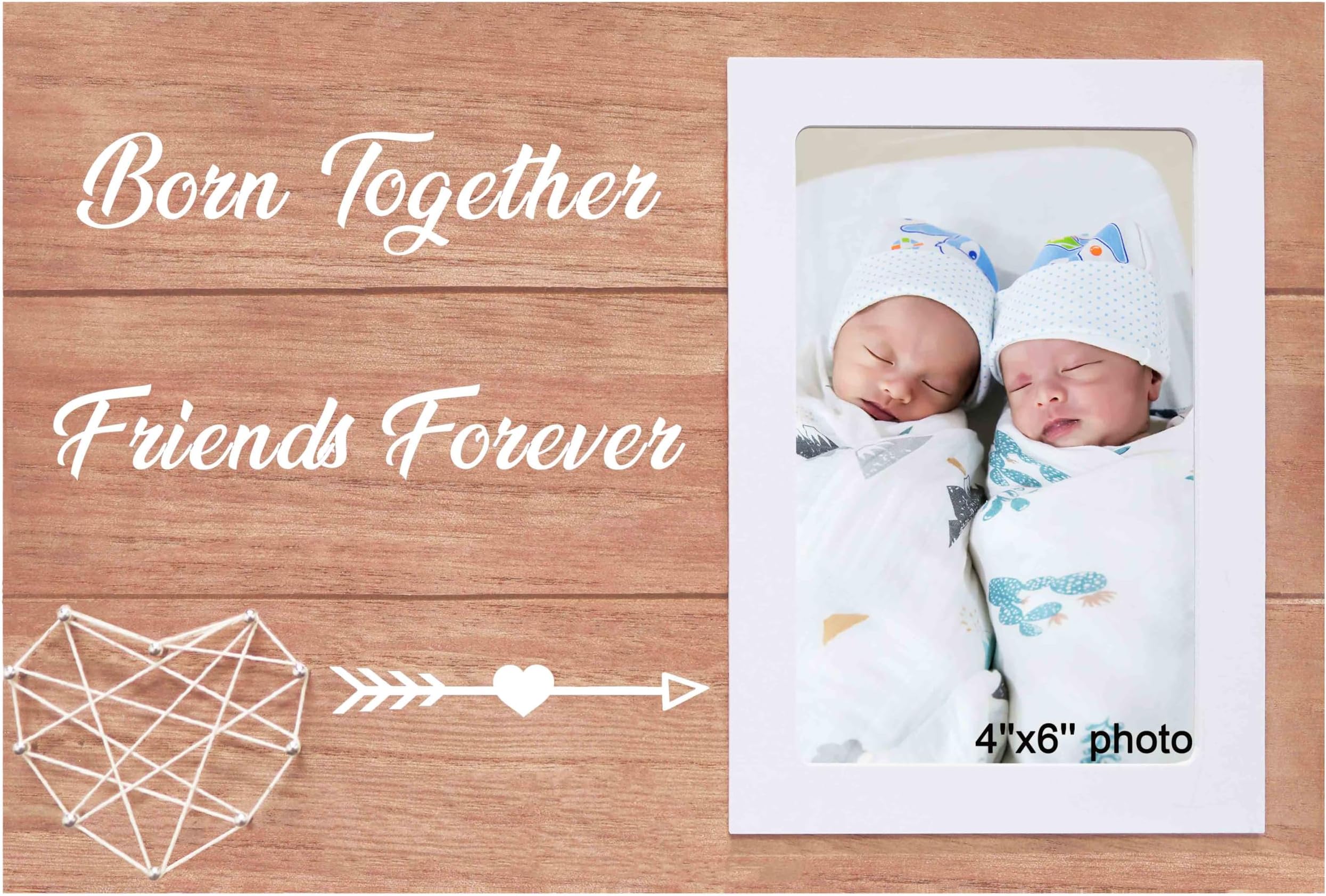 Amazon.com - Itsoly Twin Baby Picture Frame, Gift for Dad Mom Of Twins ...
