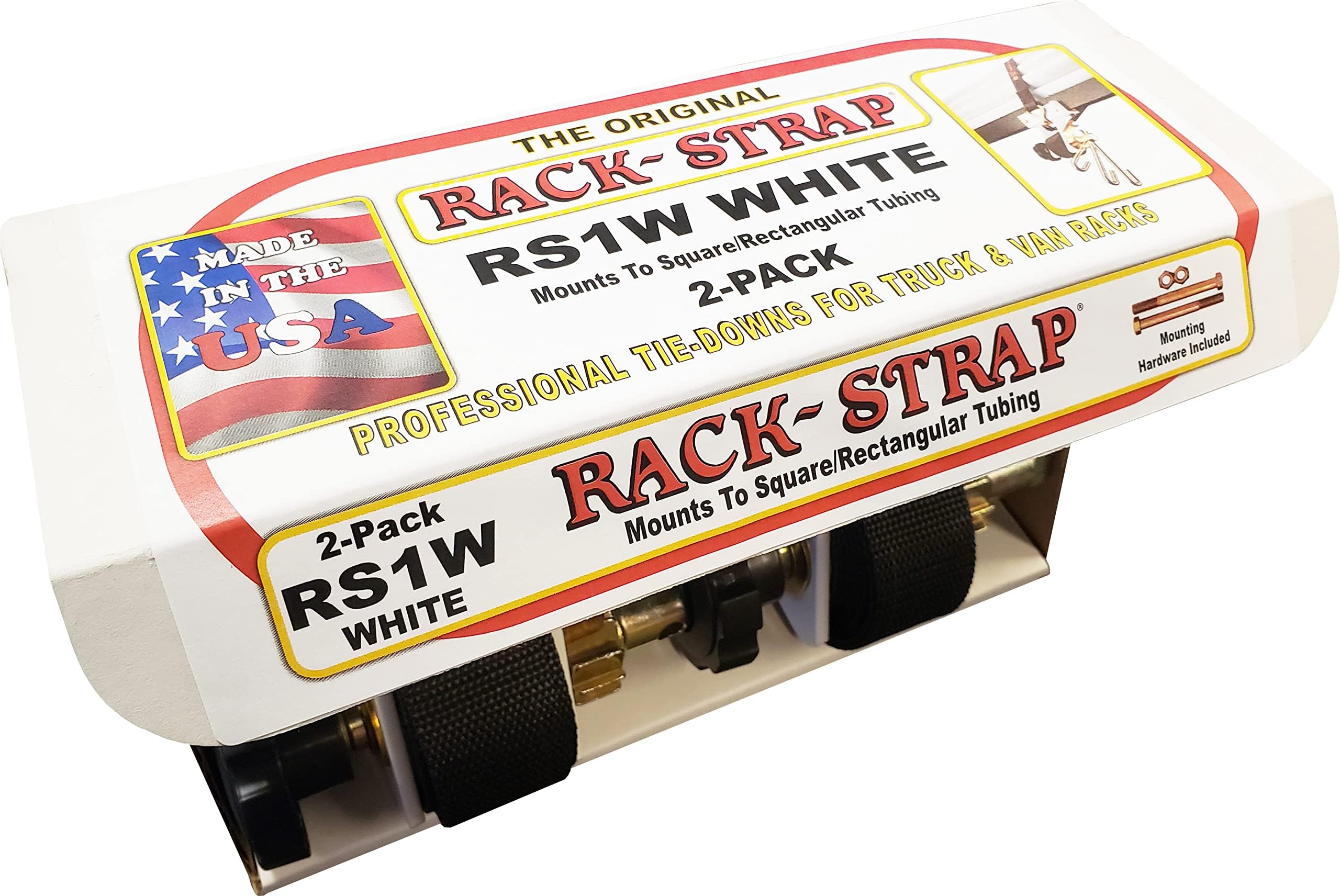 Amazon.com: 2 Pack, Rack-Strap Ladder Rack Tie-Downs, Right Angle ...