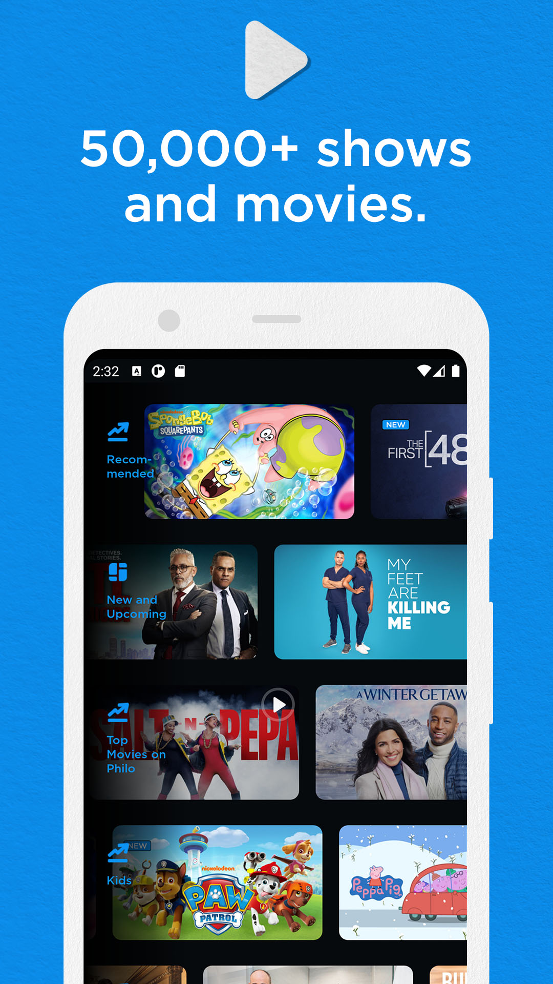 Philo: Live & On-Demand TV:Amazon.com:Appstore for Android