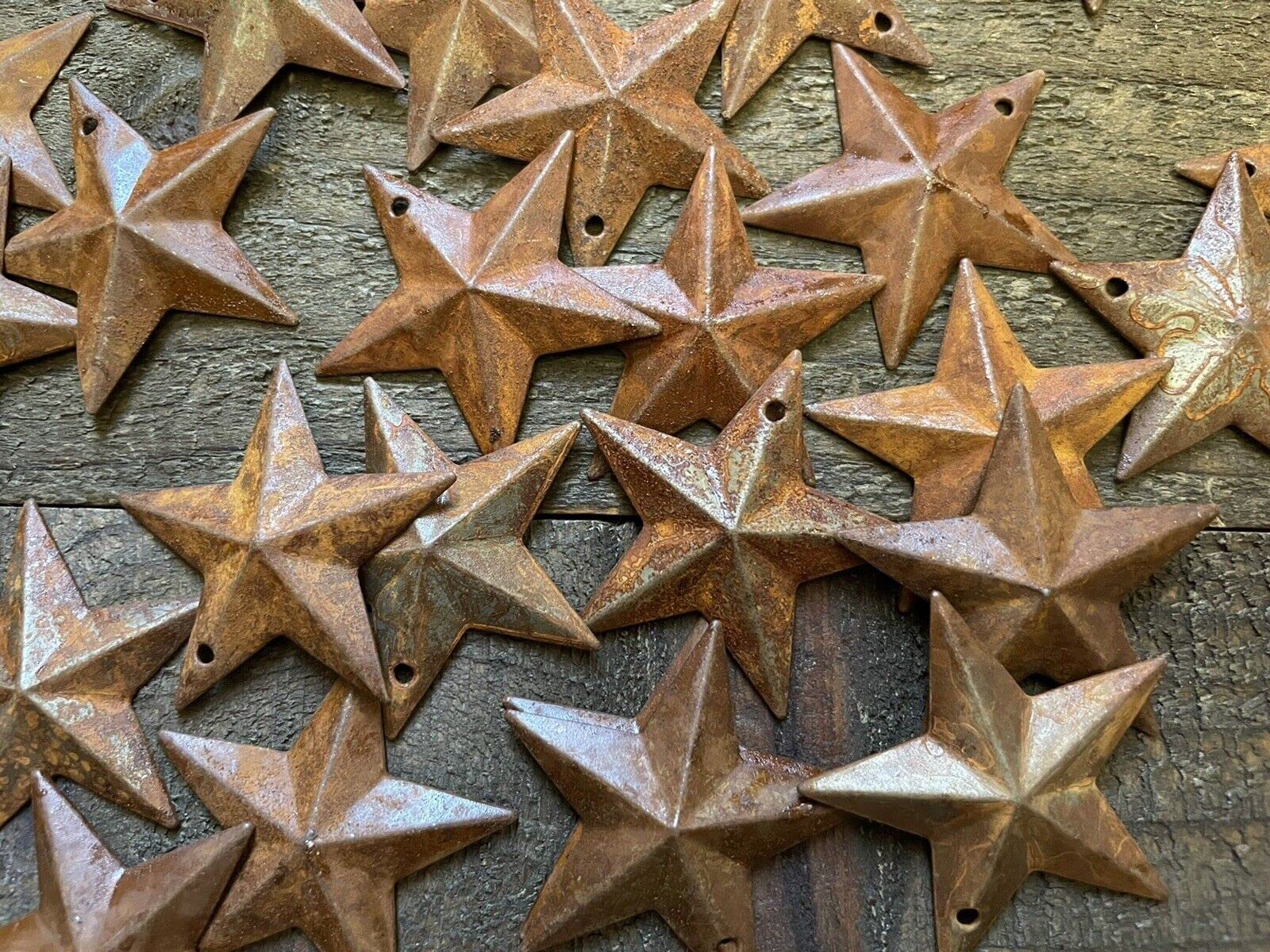 Amazon.com: 100 Rusty Barn Stars 1.5-inch Rustic Primitive Country ...