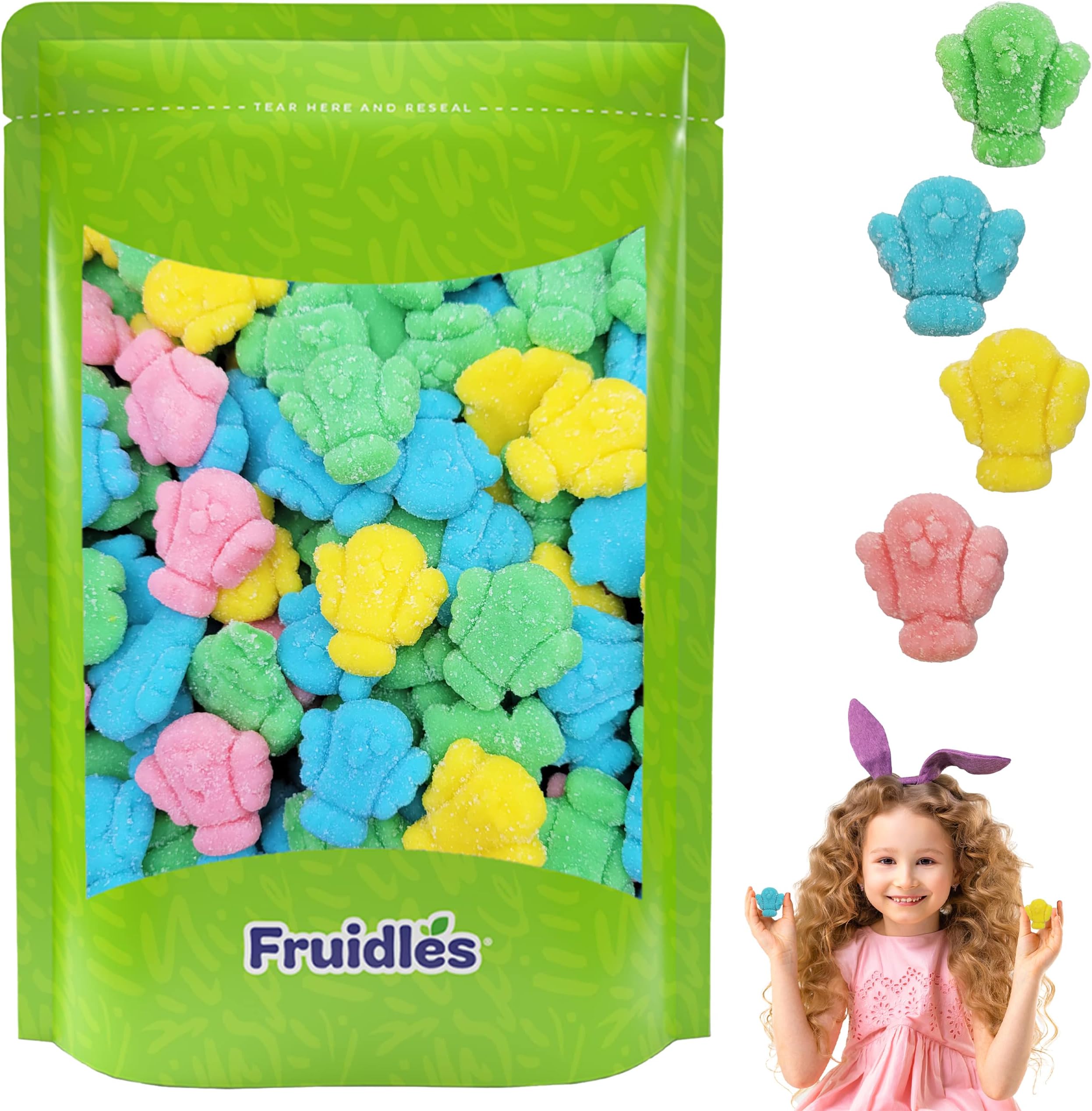 Amazon.com : Fruidles Easter Frosted Gummi Chicks Candy, Delicious ...