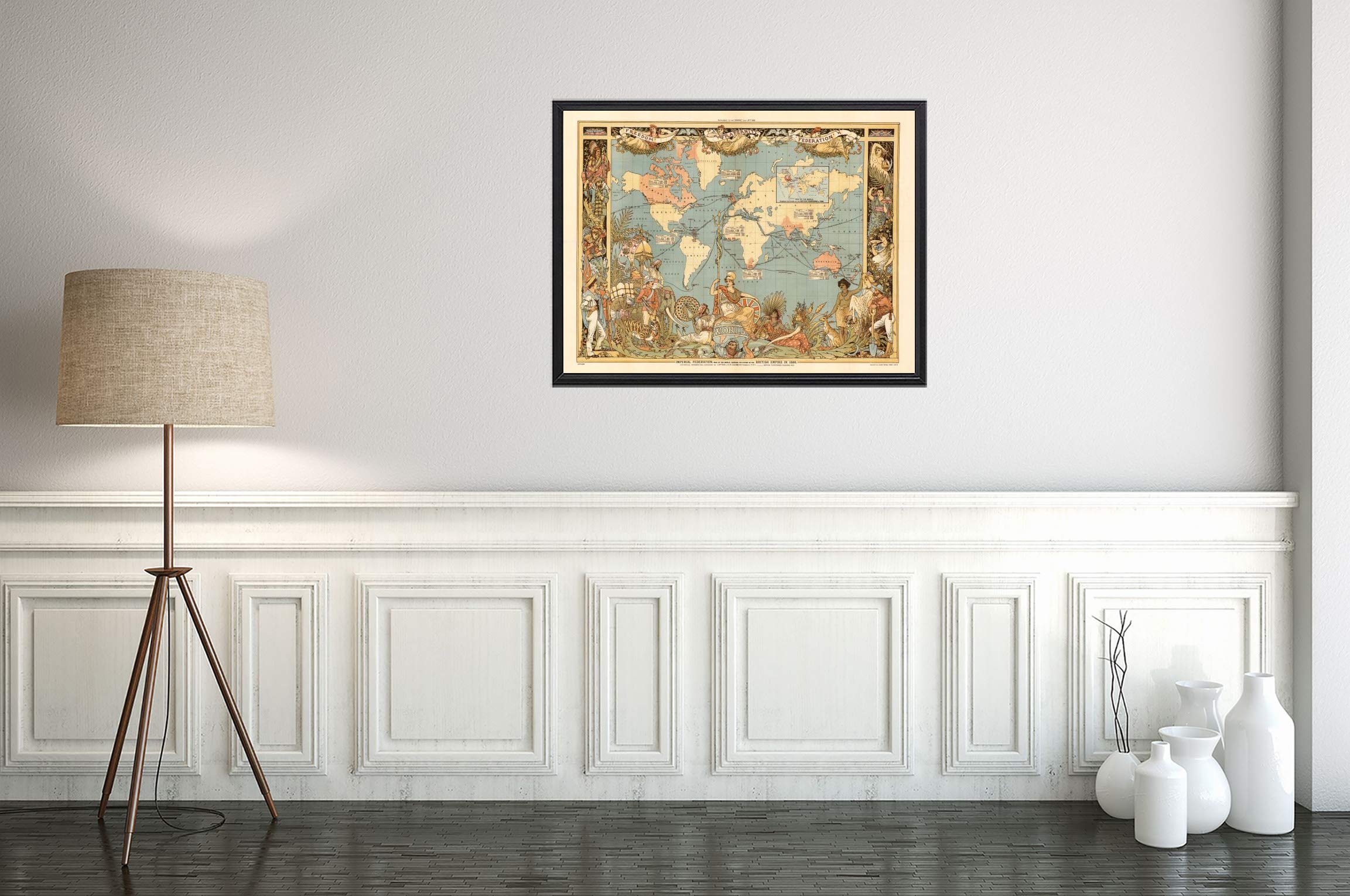 Buy Imperial Federation - of The World Showing The Extent of The ...