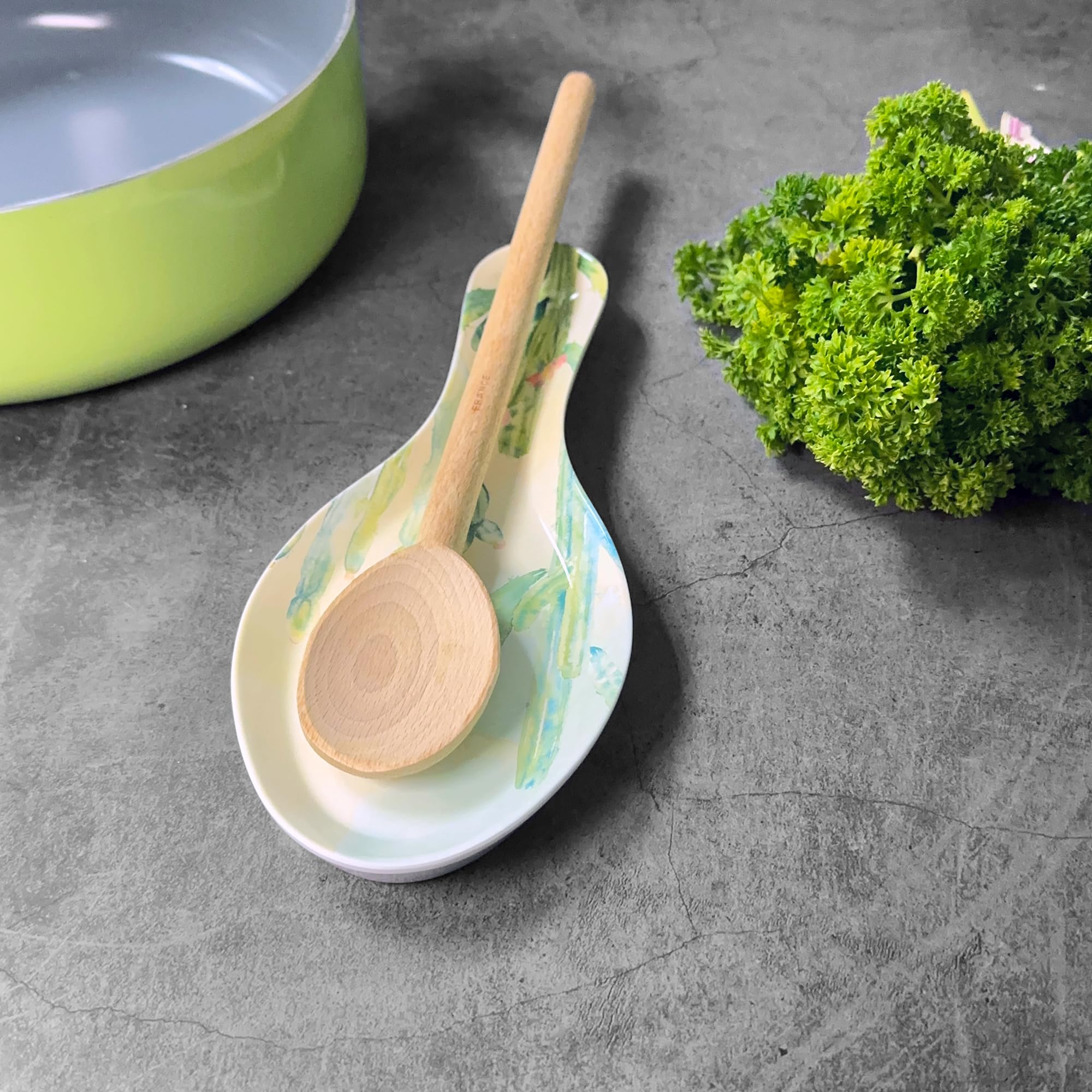 Snapklik.com : ware Cactus Garden Melamine Spoon Rest, Cooking Spoon ...