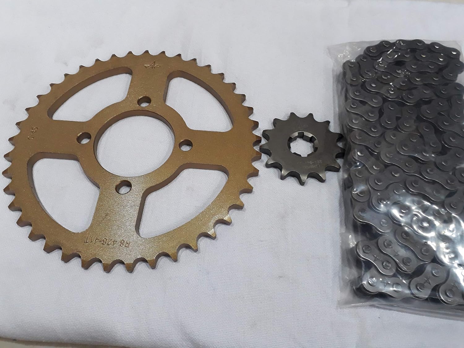 Axiom Chain Set Compatible TVS AX-100/AX100R : Amazon.in: Car & Motorbike