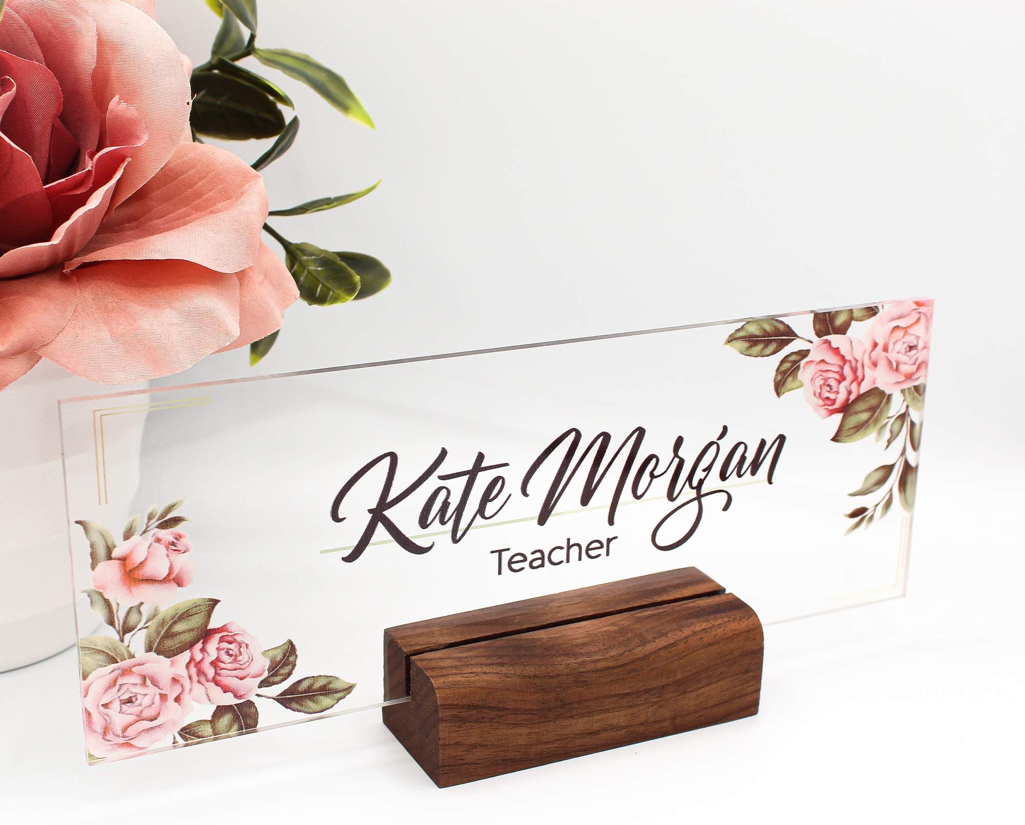 Amazon.com: Personalized nameplate desk decor office Unique gift custom ...