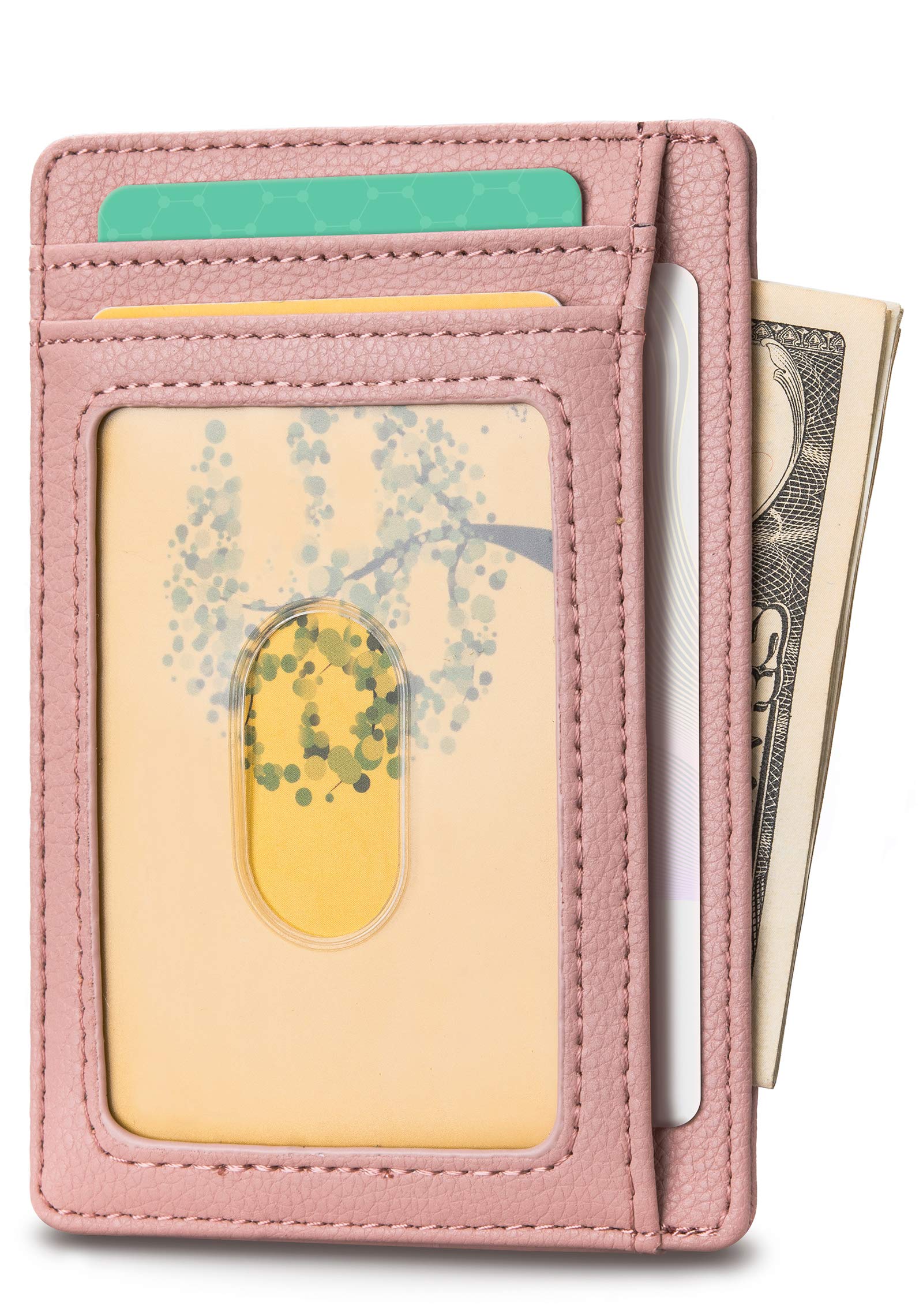 Snapklik.com : Buffway Slim Minimalist Front Pocket RFID Blocking ...