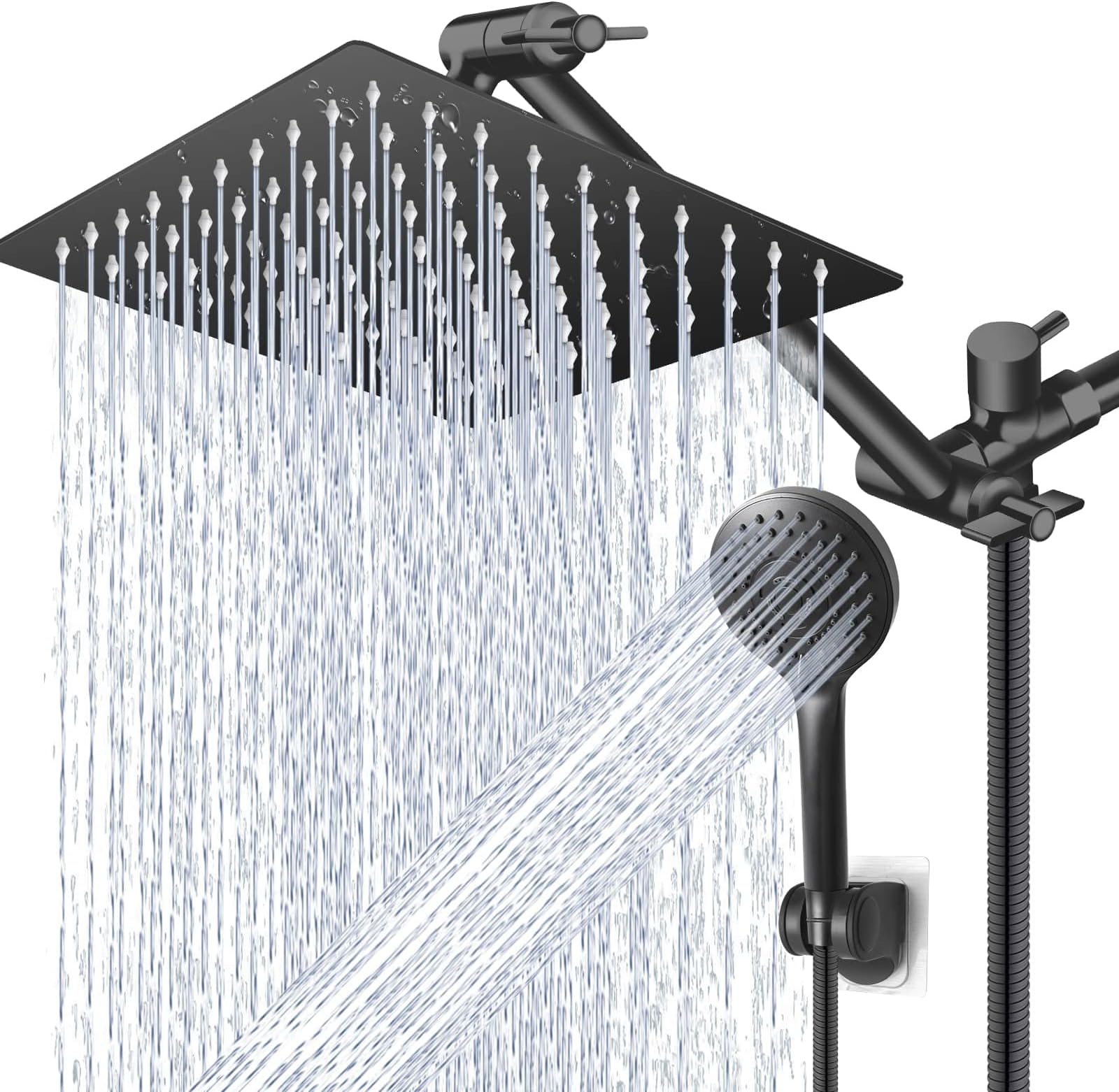 Regaderas para Baño,Combo de Lluvia de Alta Presión de 10'' y 9 ...