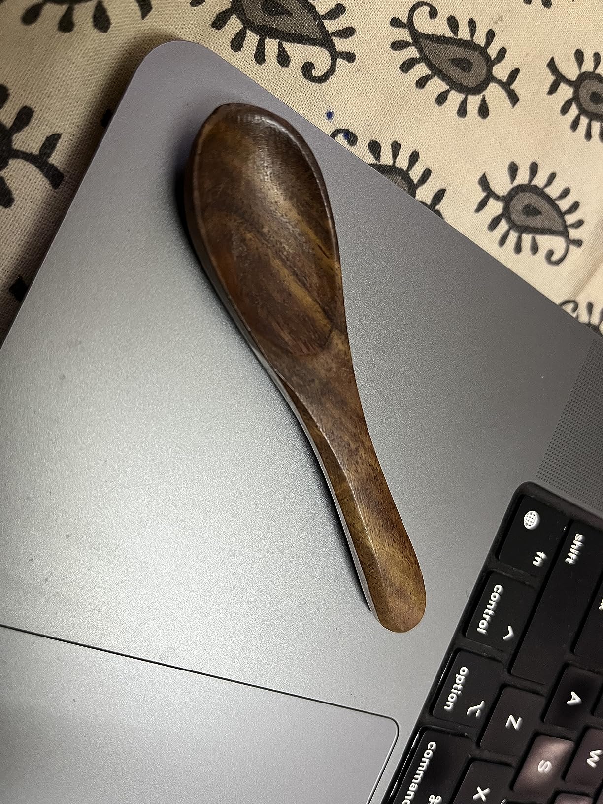 Buy Pure Source India Wooden Masala Spoon for Small Containers ...