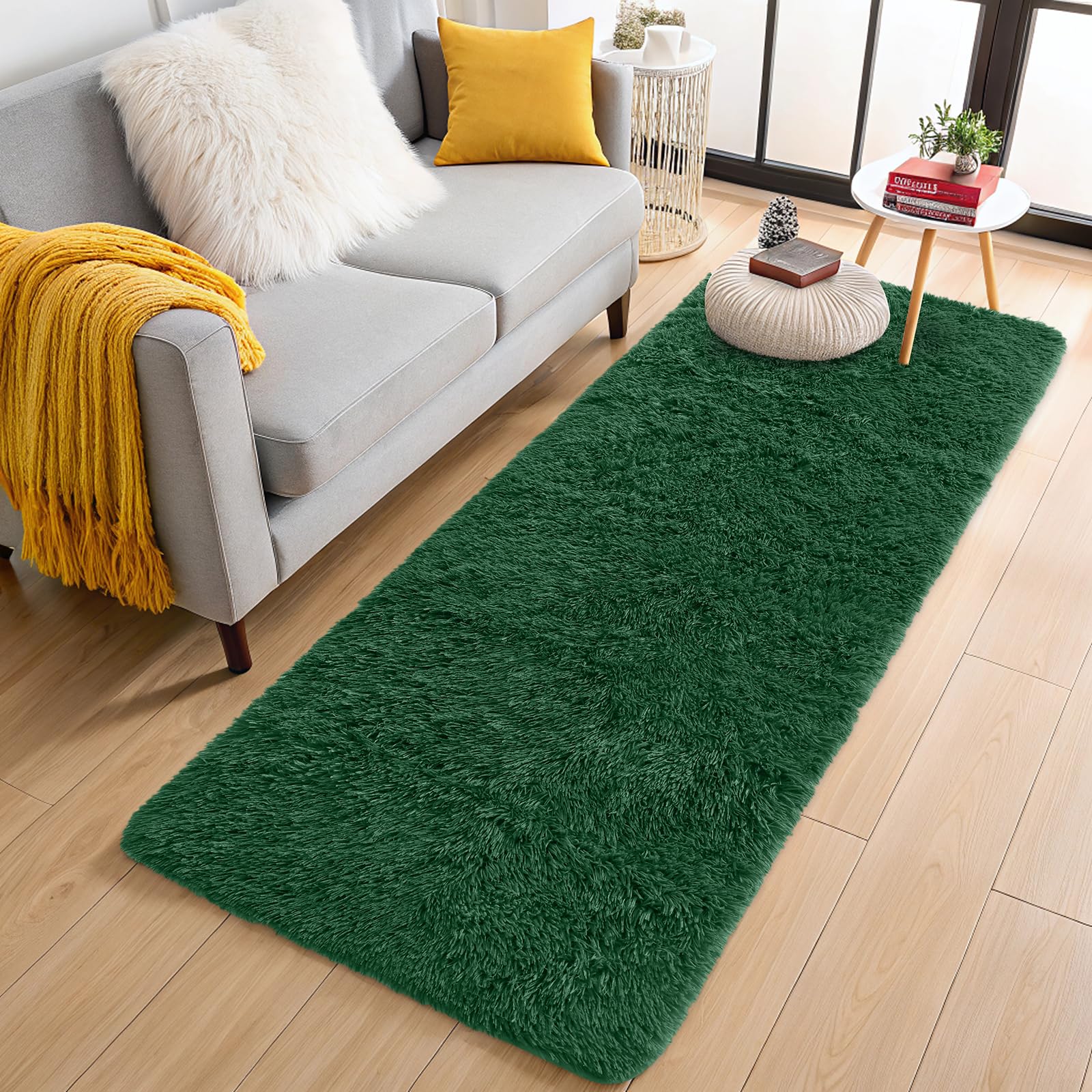 Amazon.com: OLANLY 2x6 Machine Washable Runner Rugs for Hallway, Soft ...