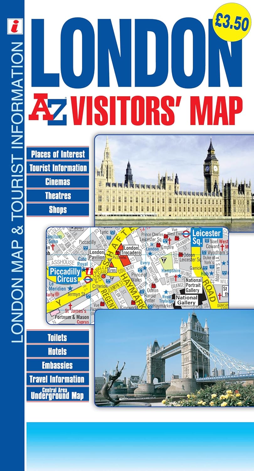 Amazon | London: A-Z Visitors Map | Geographers' A-Z Map Company | World