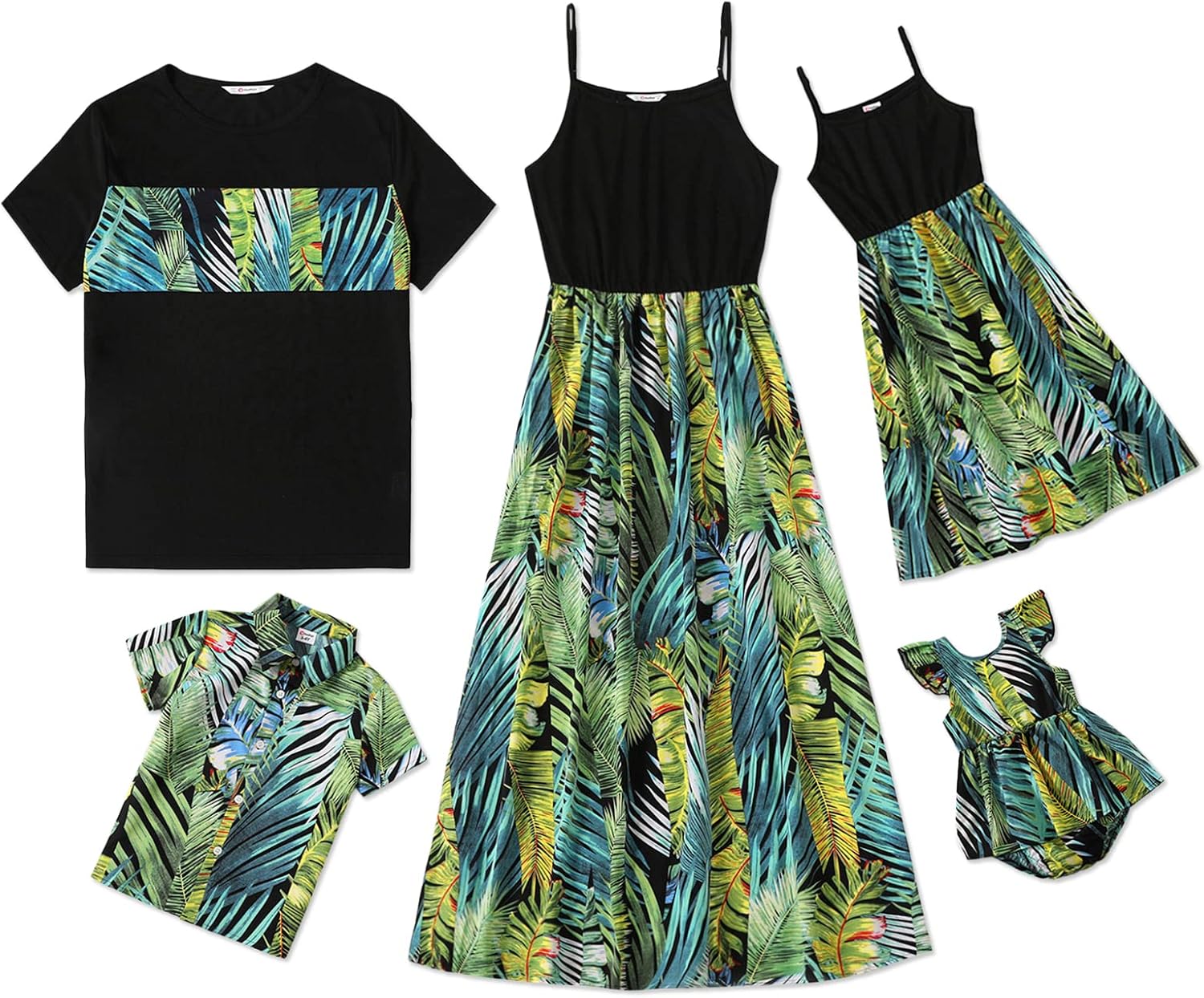 Amazon.com: PATPAT Family Matching Outfits Mommy and Me Dresses ...