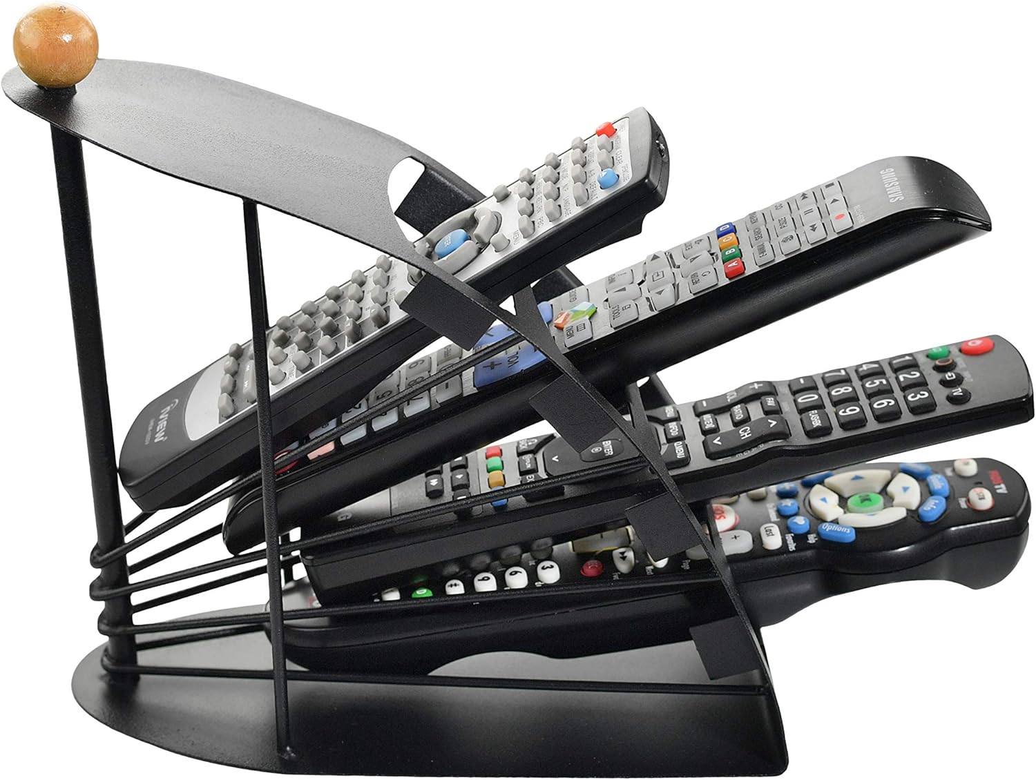 Amazon.com: Home-X Remote Control Holder Organizer with 4 Slots ...