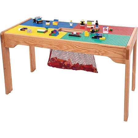 Amazon.com: Papablic 2 in 1 Kid Activity Table with Large Storage for ...