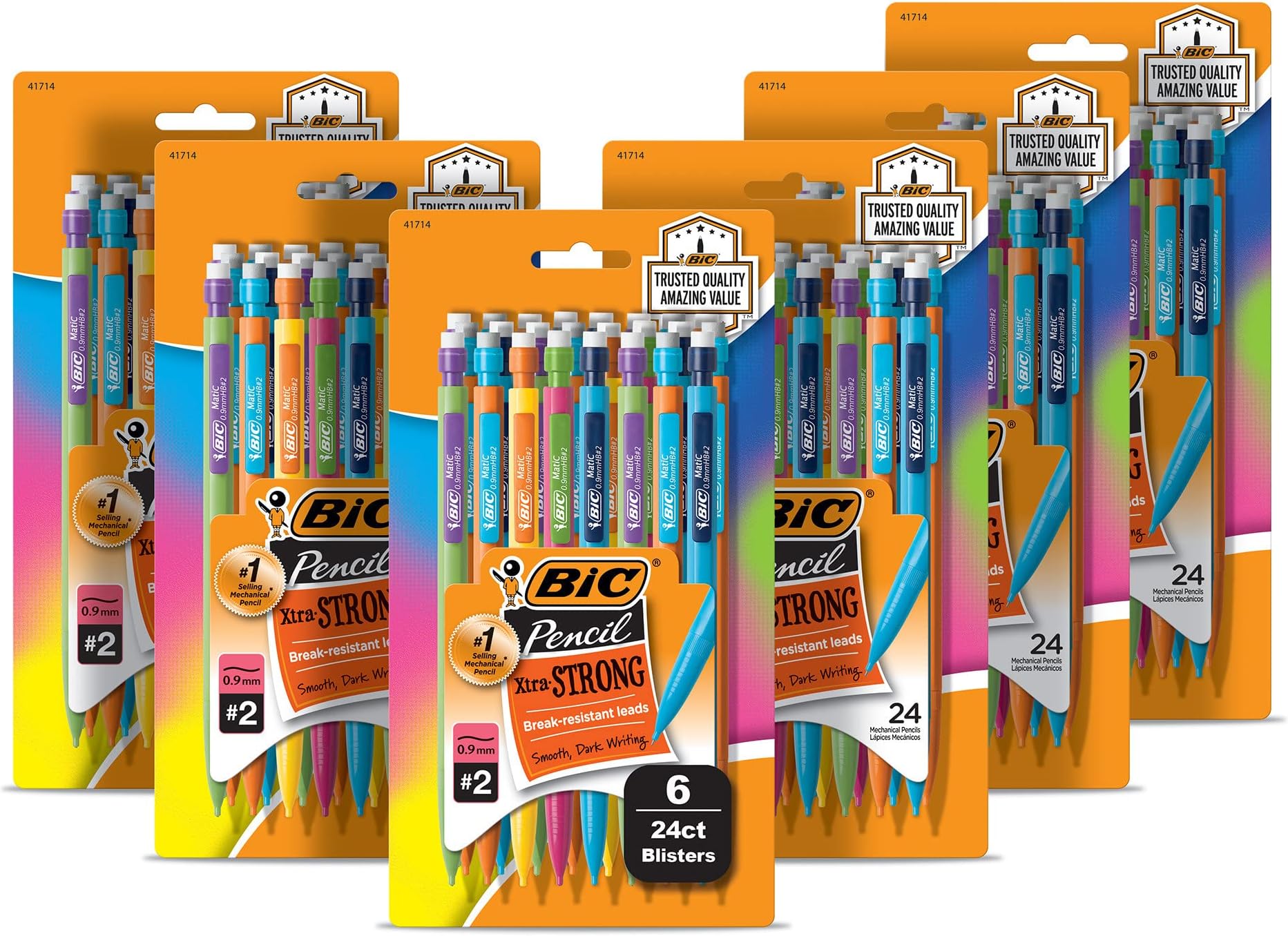 Amazon.com: BIC Xtra-Strong Thick Lead Mechanical Pencil, With Colorful ...