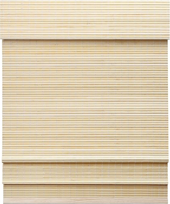 Amazon.com: LazBlinds Cordless Bamboo Roman Shades, Privacy Window ...