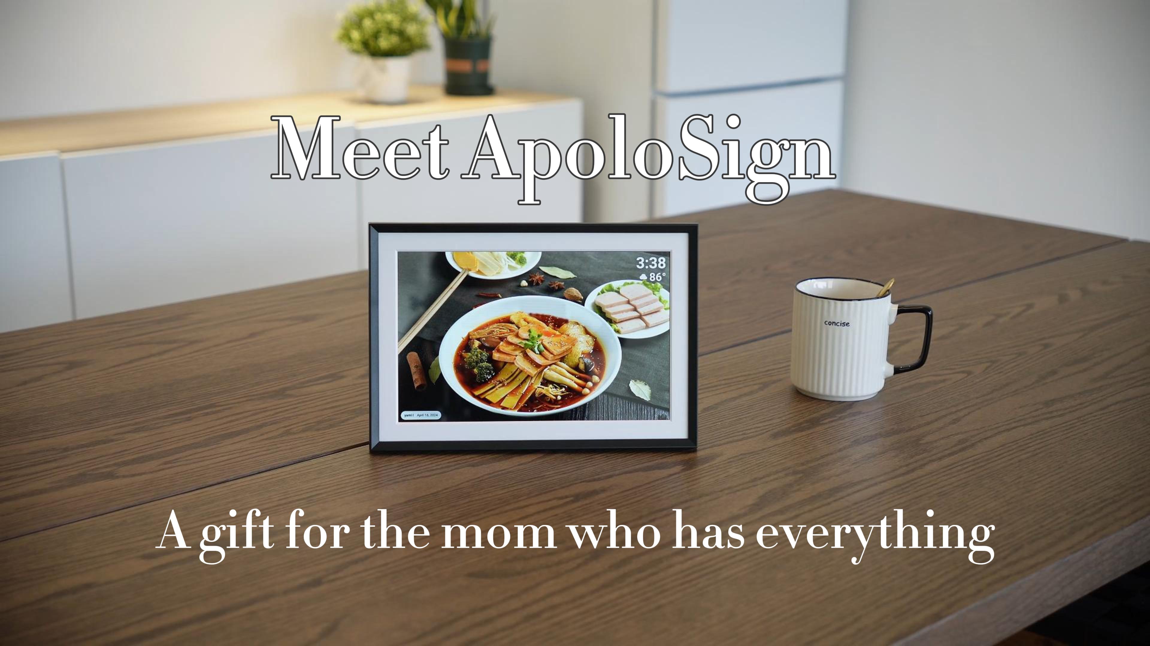 Watch Meet ApoloSign Digital Picture Frame! on Amazon Live