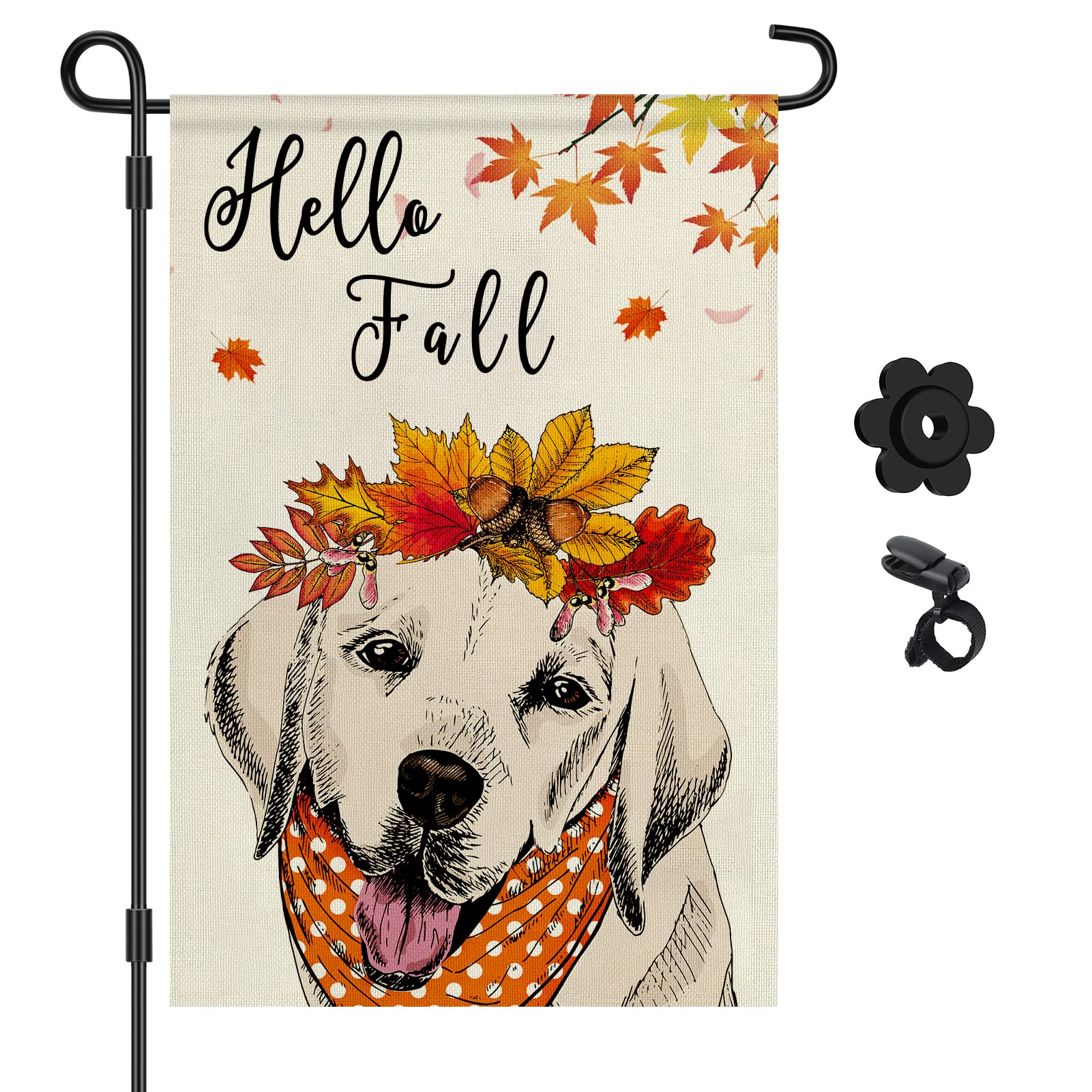 Fall Garden Flag, Fall Decorations for Home Garden Outdoor Flags ...