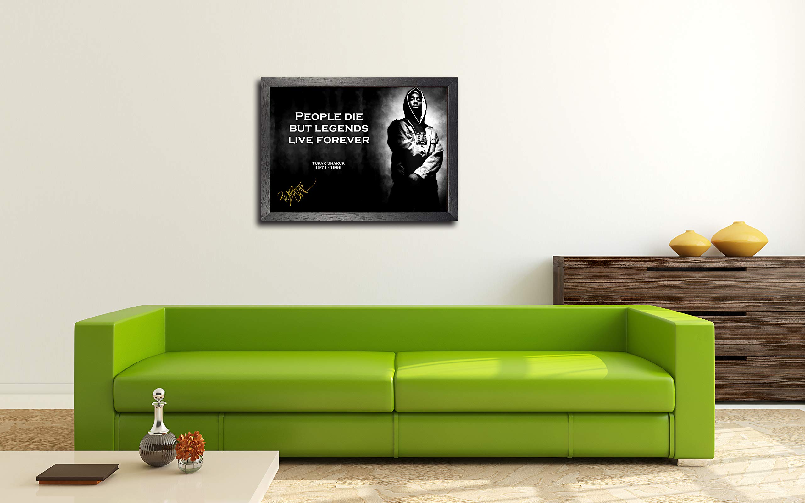 Tupac People Die A3 Unframed Tribute Copy of Signature Poster 2Pac ...