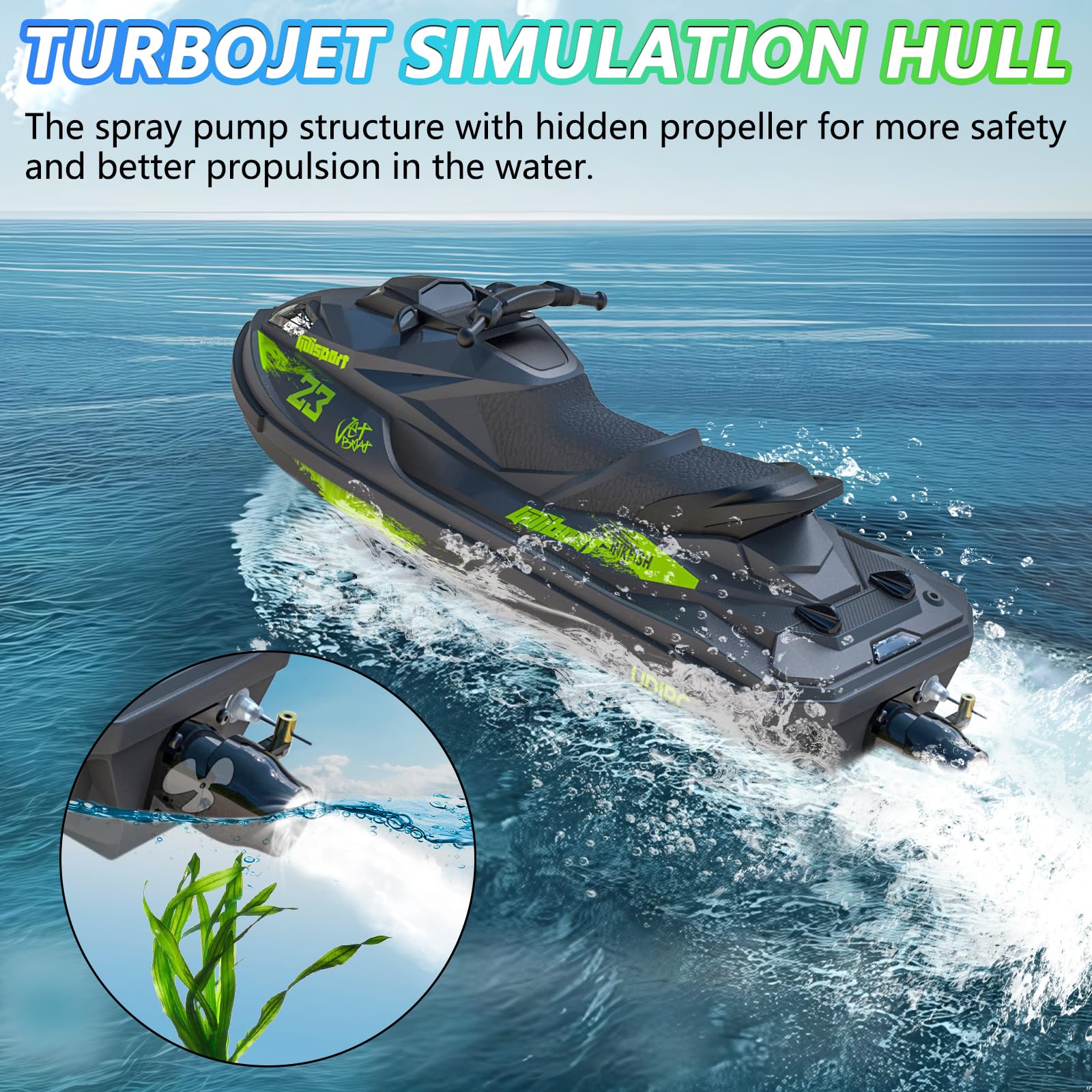 Snapklik.com : Cheerwing UDI023 RC Boat For Kids & Adults